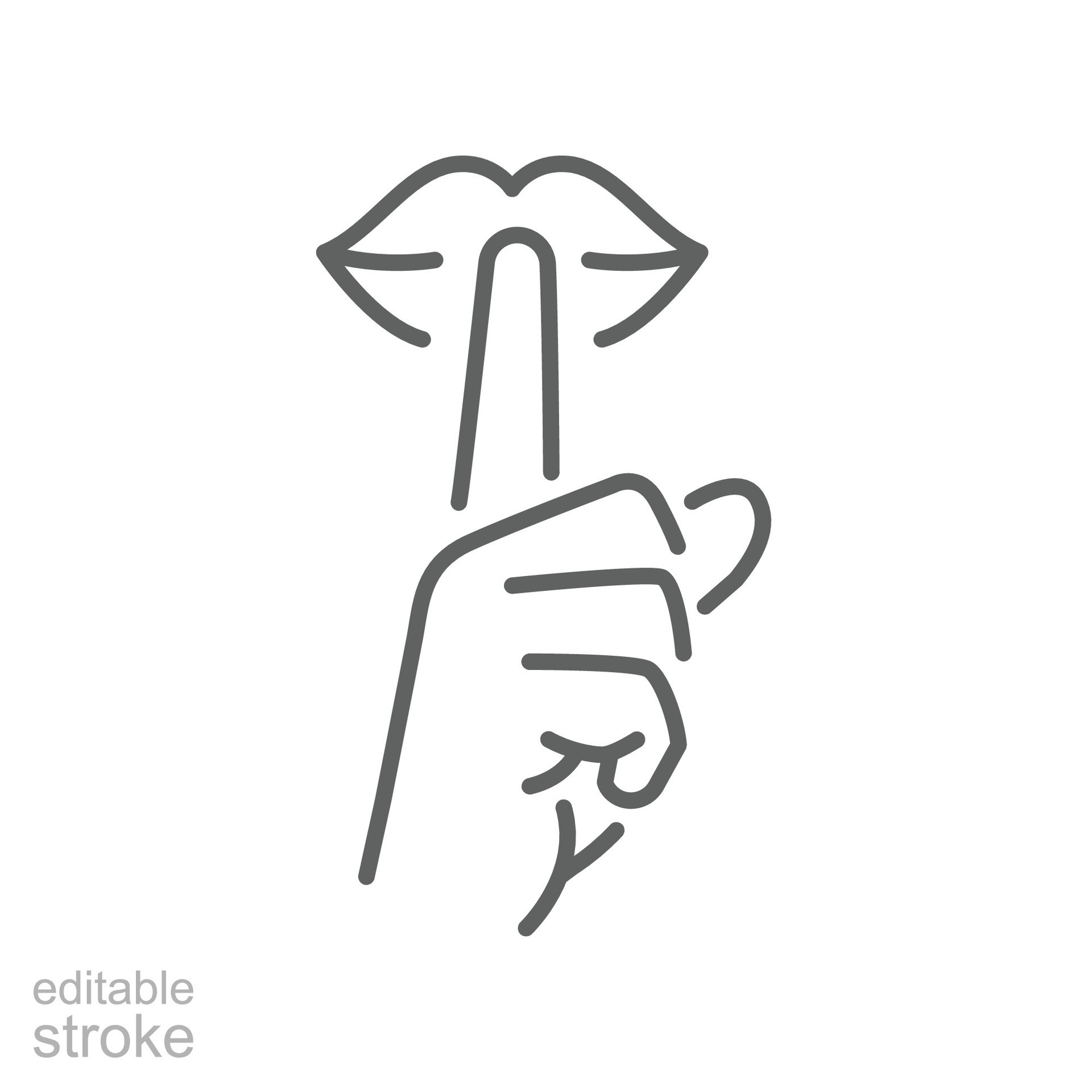 Keep Quiet Sign Clip Art
