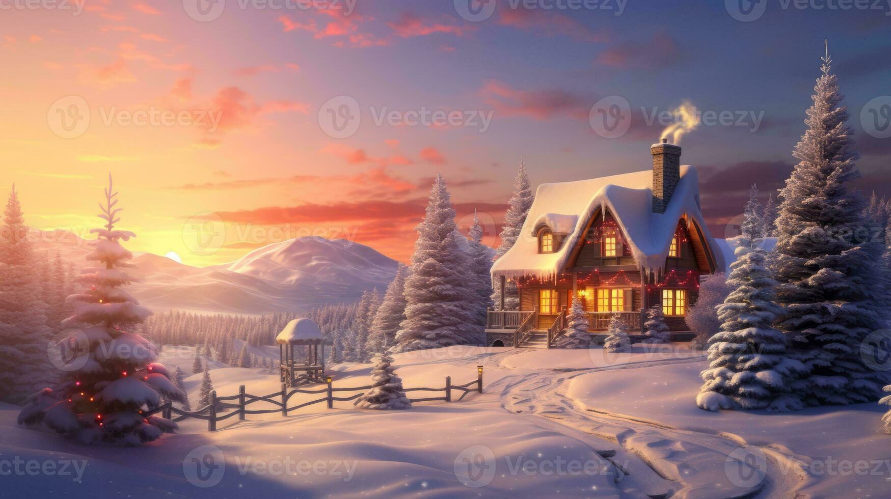 Magic of Christmas with enchanting scene. Generative AI 29266818 Stock ... Magic of Christmas with enchanting scene. Generative AI 29266818 Stock ...