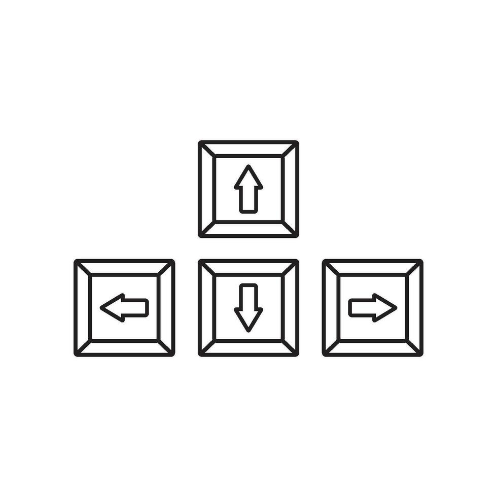 keyboard button icon vector 29269189 Vector Art at Vecteezy