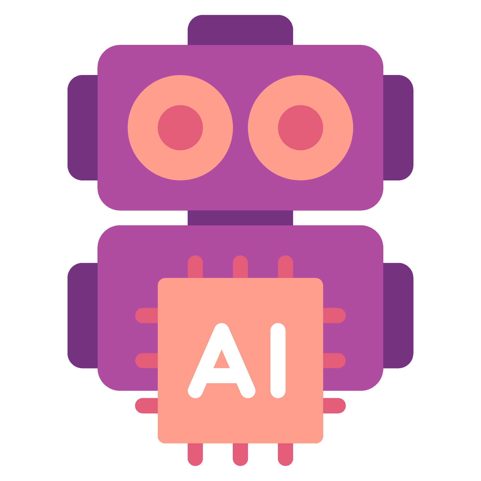 AI and Robotics icon 29272338 Vector Art at Vecteezy