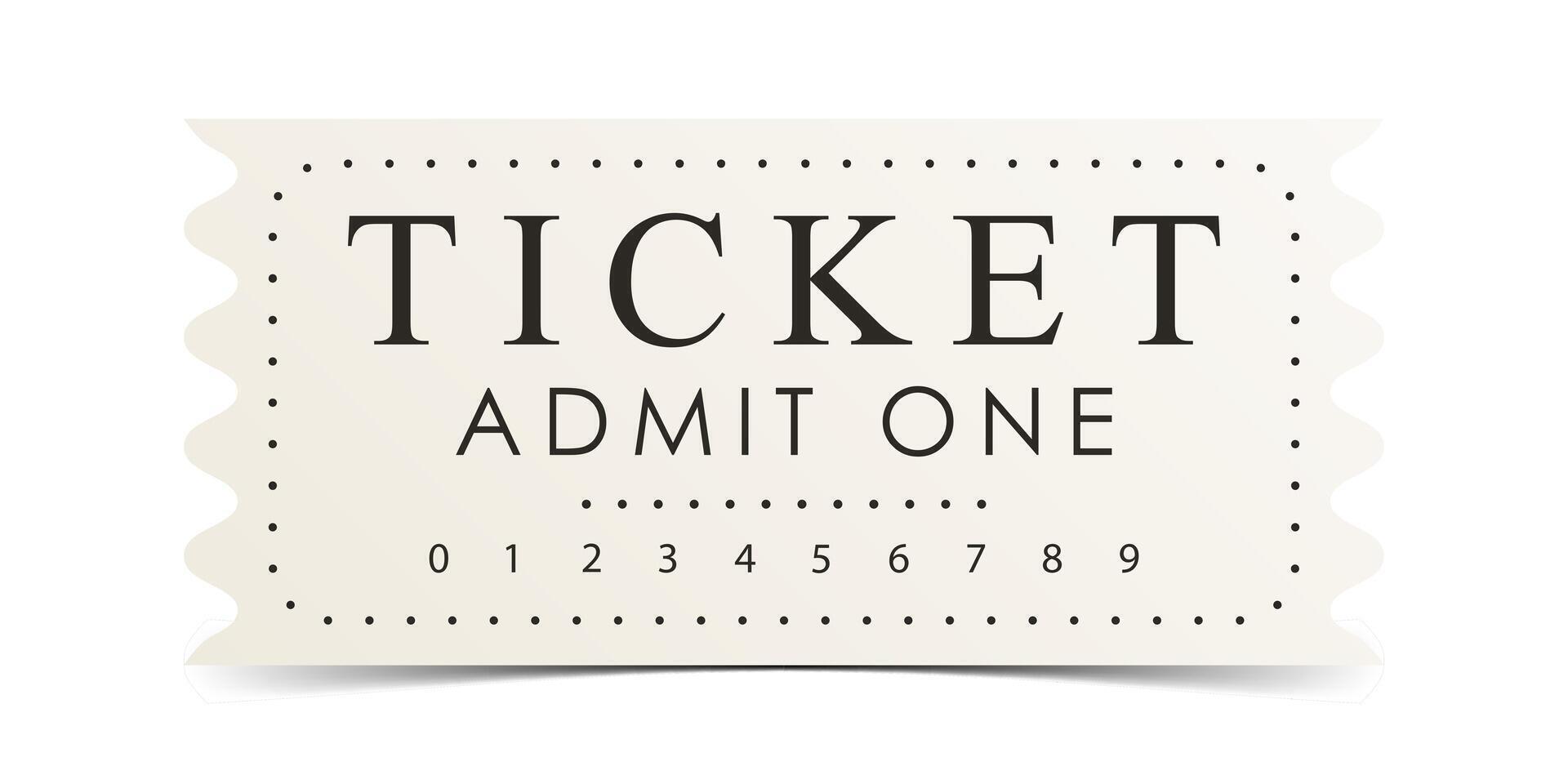 Ticket sample. Modern elegant ticket card illustration template ... Ticket sample. Modern elegant ticket card illustration template ...