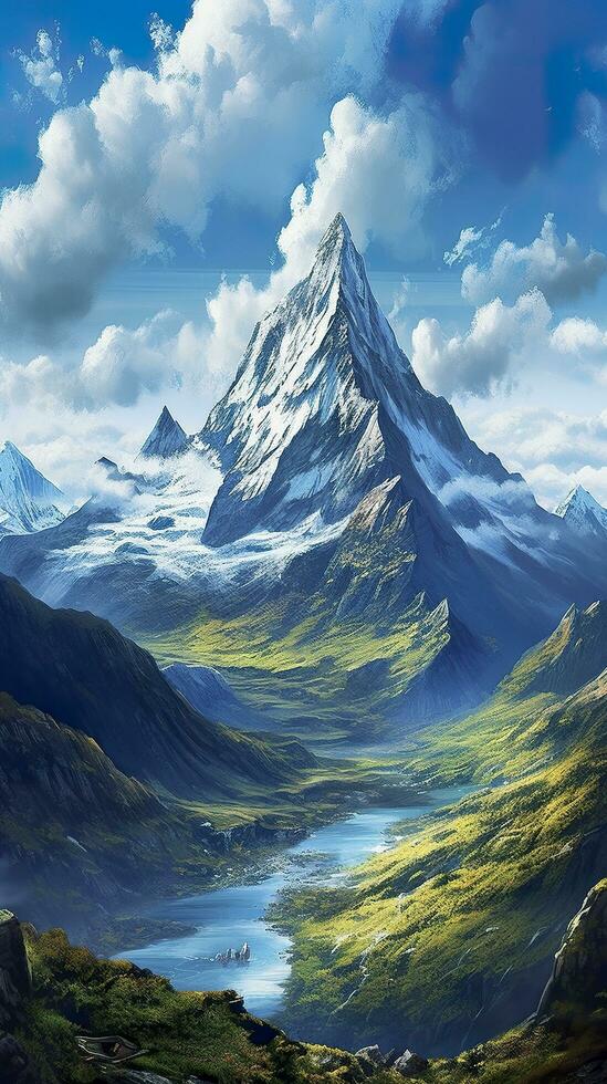 Mountain 2d Stock Photos, Images and Backgrounds for Free Download