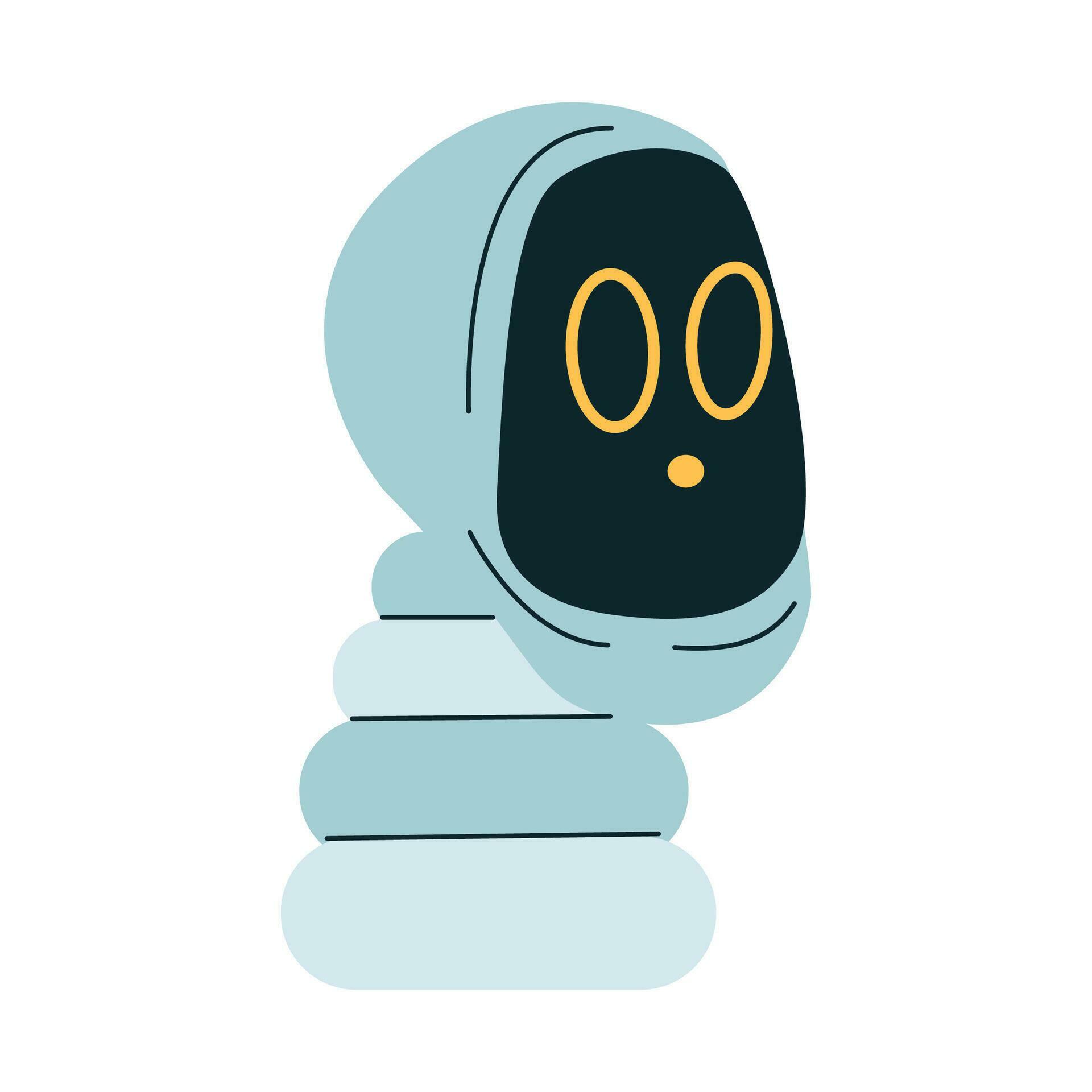 Chatbot and digital cyborg, AI bot character android, 29276824 Vector ...
