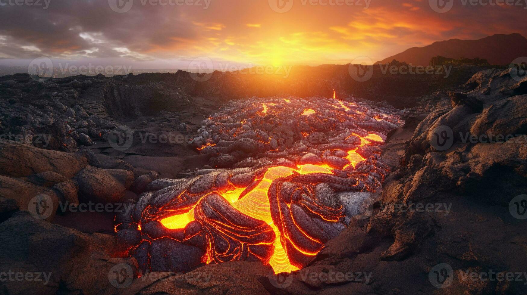 Generative AI, Fiery Eruptions Capturing the Striking Beauty of ...