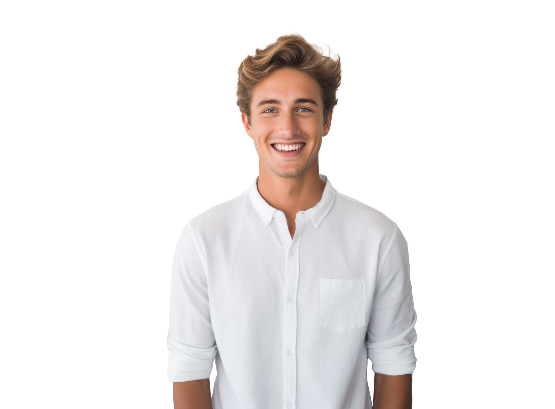 Young smiling man isolated 29284453 PNG