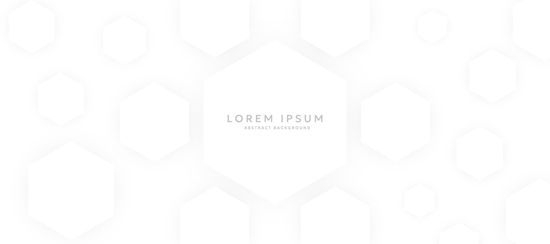 Hexagonal abstract white background. Modern minimalist hexagonal geometric background 29292213 ...