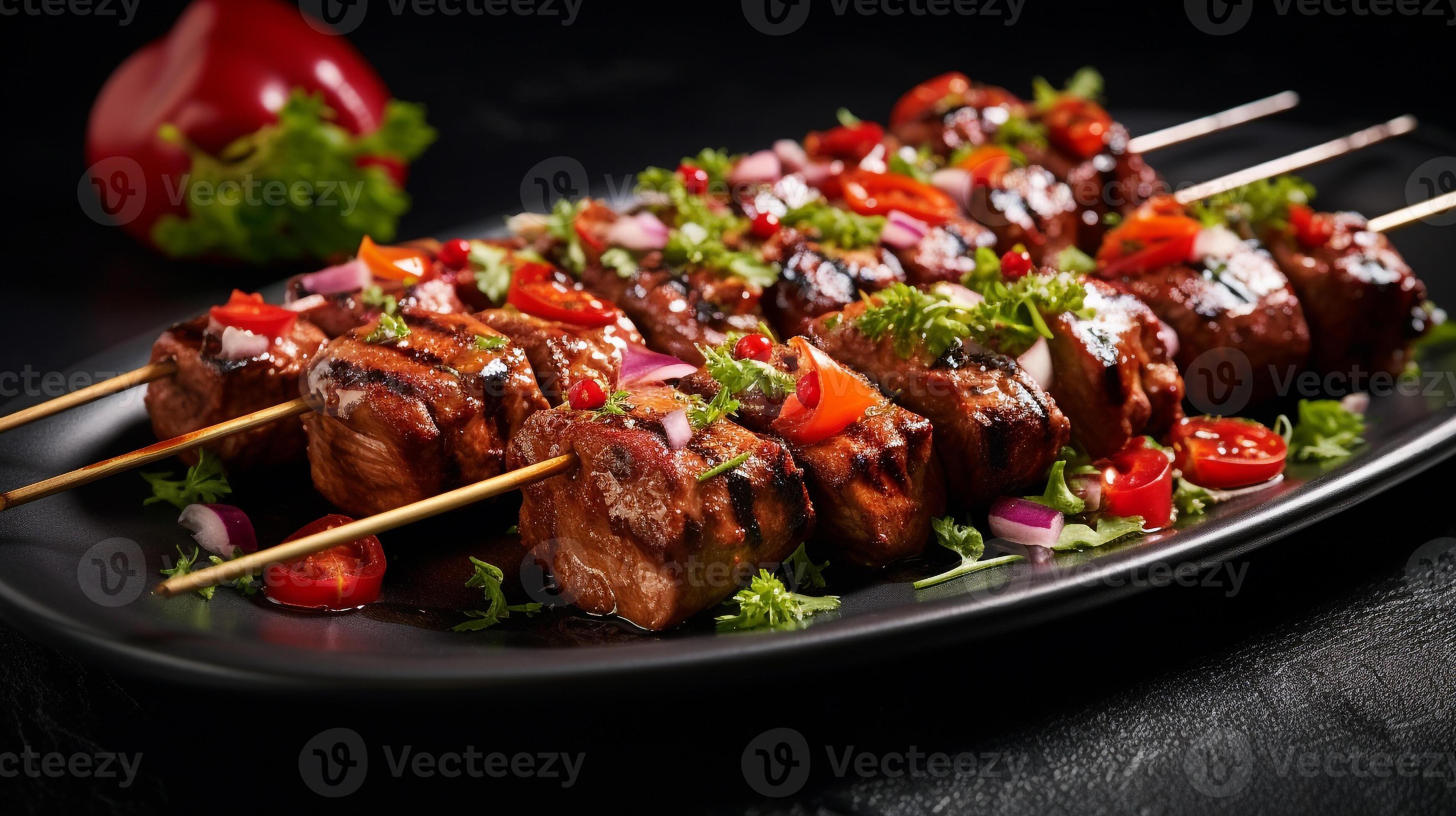 Photo of Kebab Karaz - Cherry Kebabs as a dish in a high-end restaurant ...