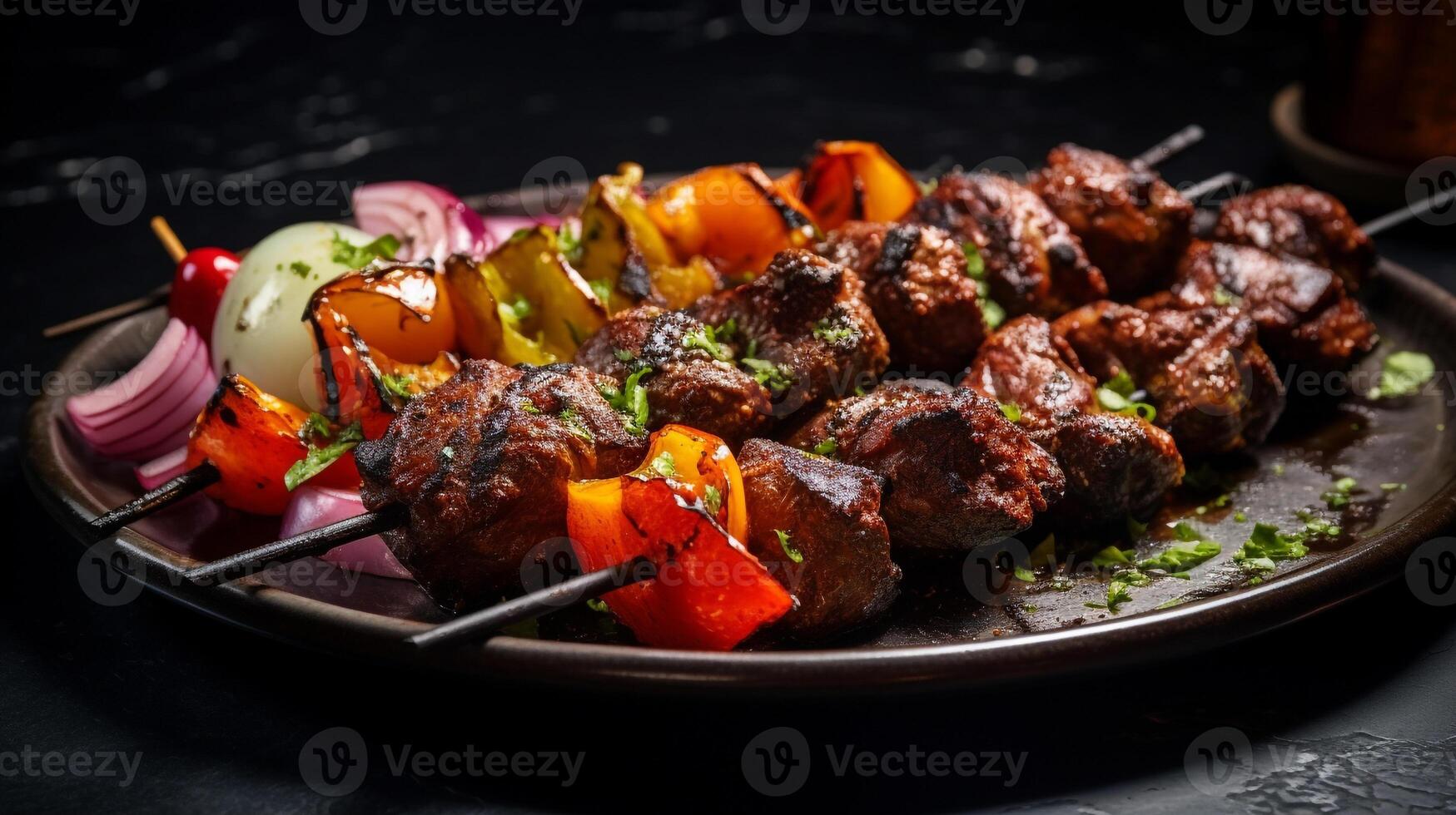 Photo of Kebab Karaz - Cherry Kebabs as a dish in a high-end restaurant ...