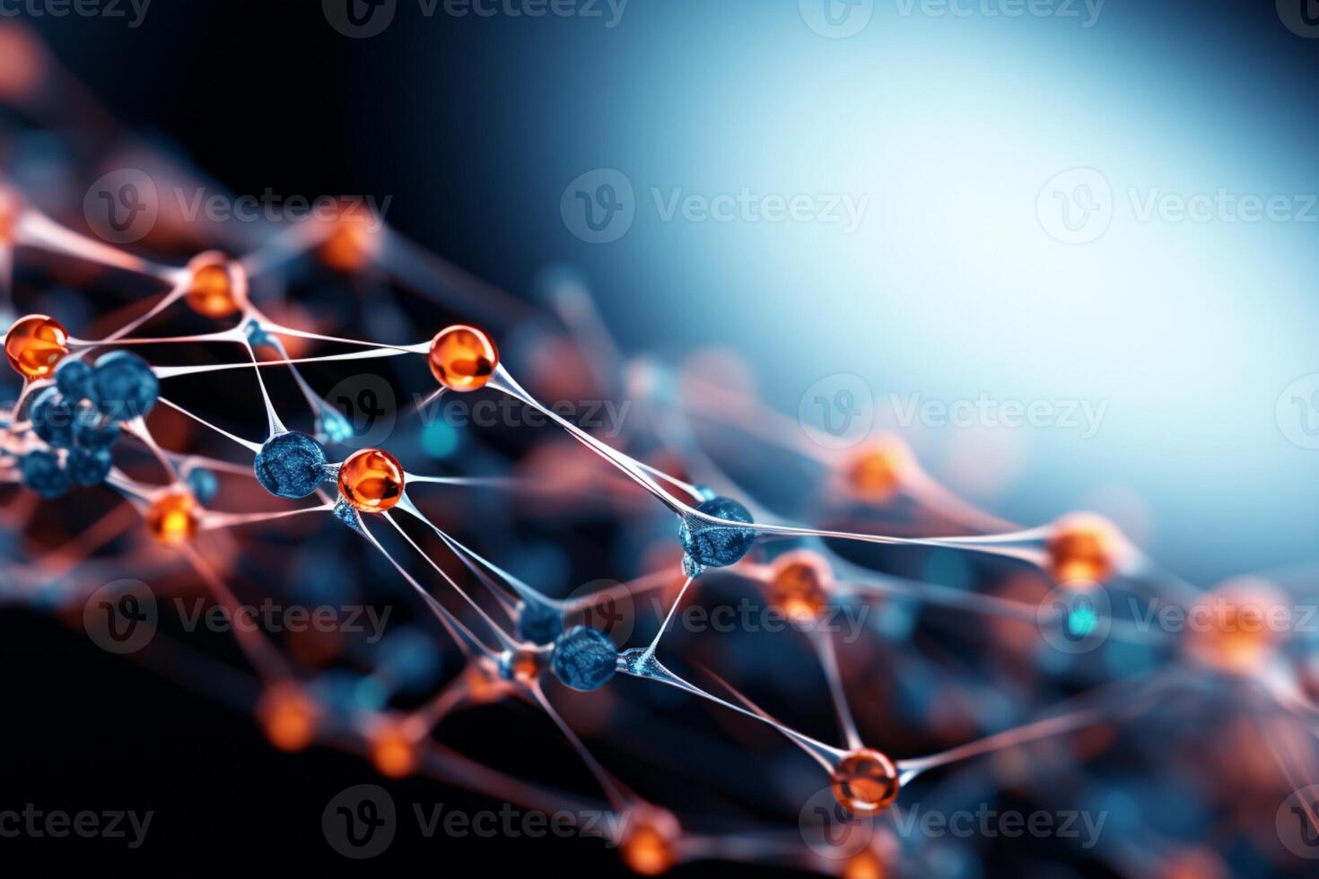 3d Rendering Unveils Intricate Gene Lines And Nodes In Biological Structure Ai Generated