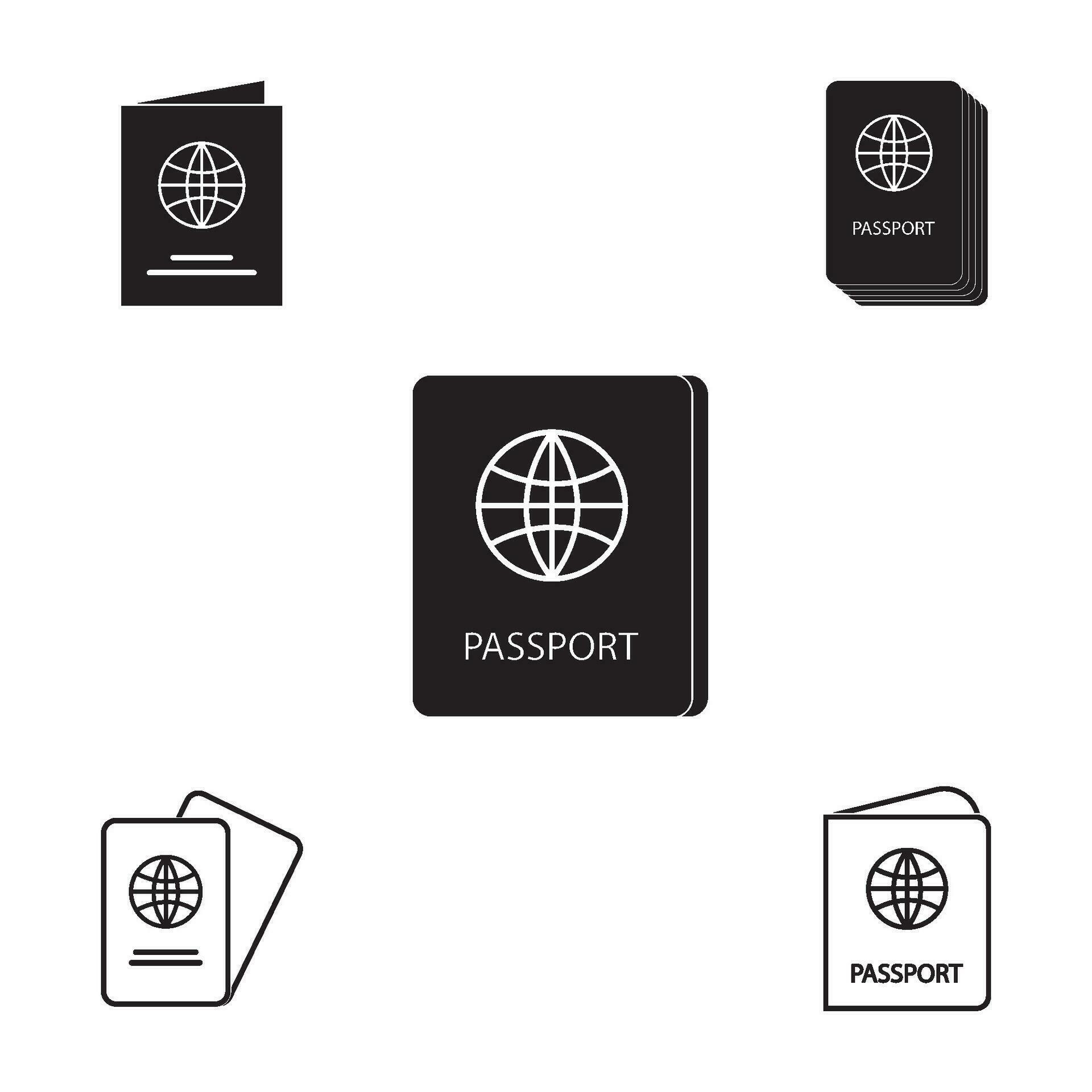 Passport Icon Vector 29306452 Vector Art At Vecteezy