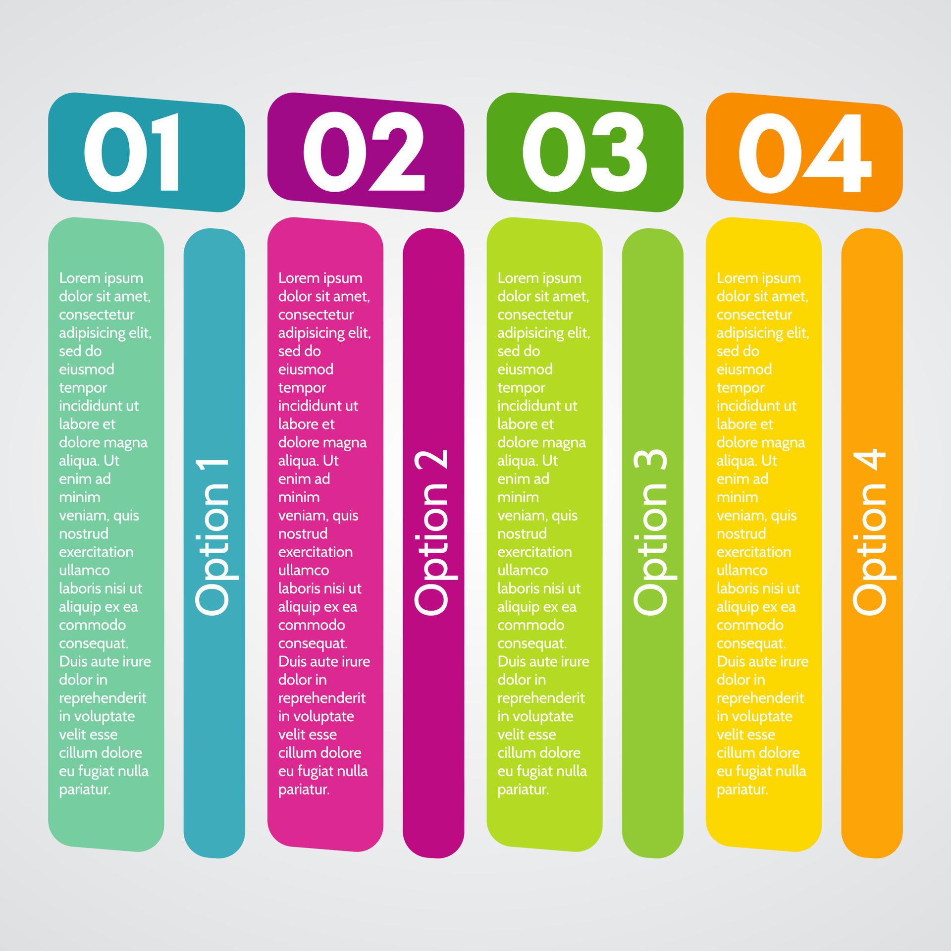 Cuatro Elementos De Diseño Infográfico Plantilla De Diseño Infográfico