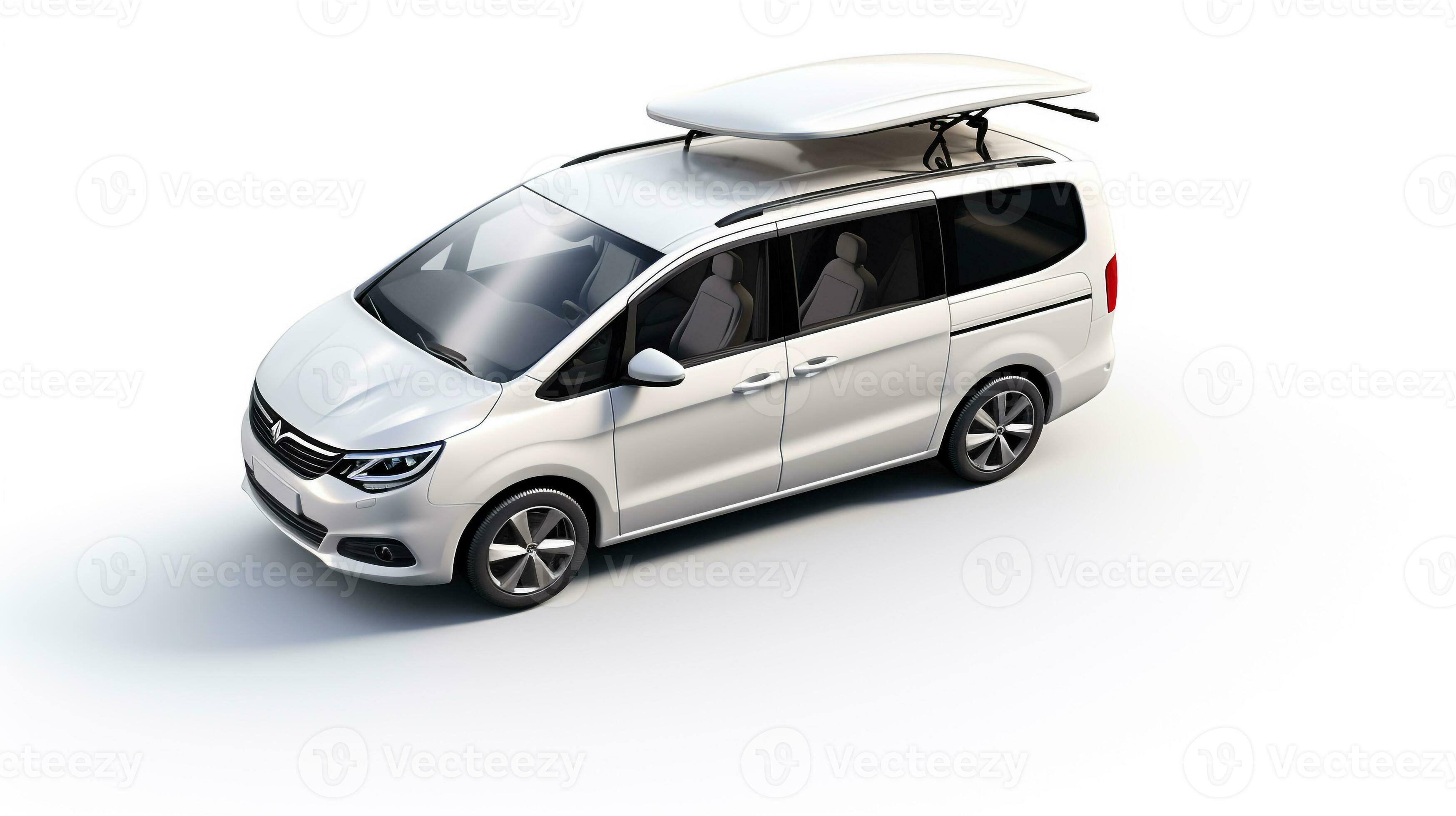 Displaying a 3D miniature Minivan. Generative AI 29313468 Stock Photo ...