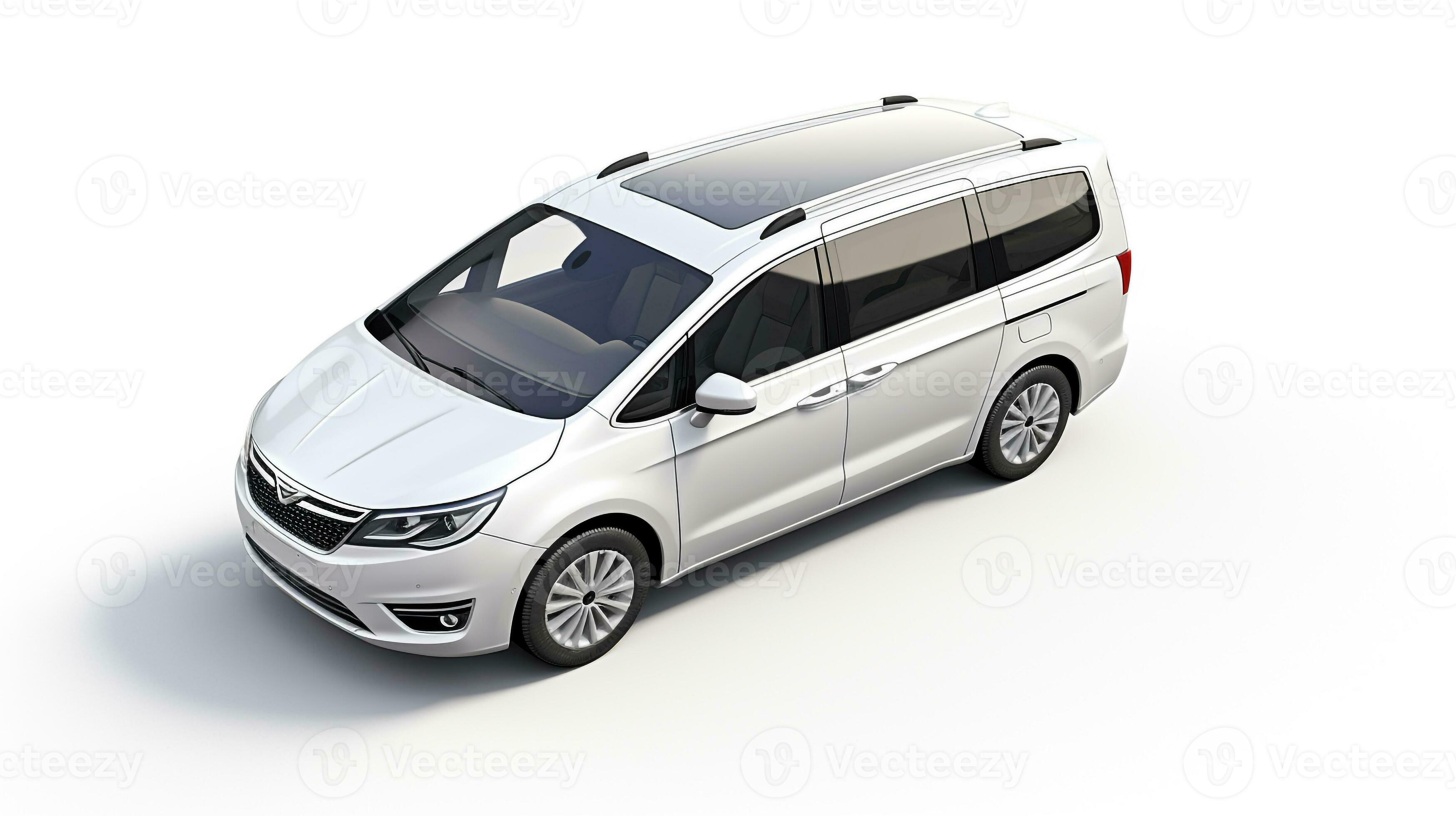 Displaying a 3D miniature Minivan. Generative AI 29313488 Stock Photo ...