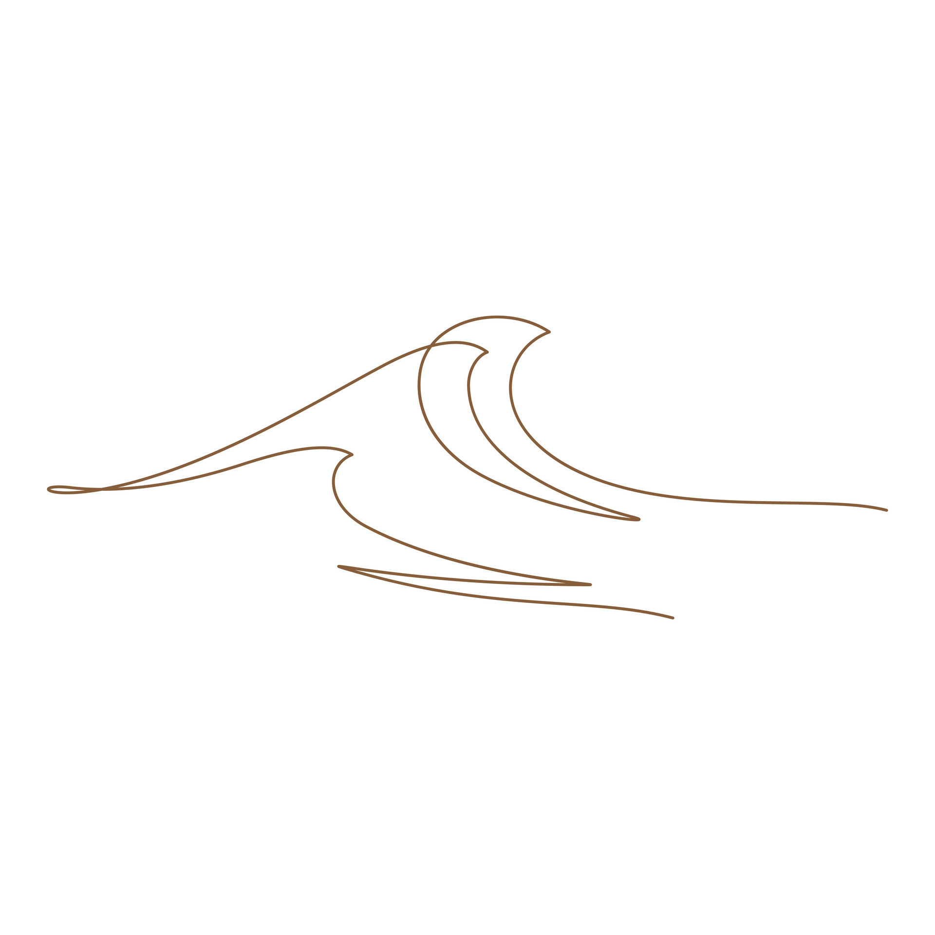 Sea Wave Line Art Minimalist Concept 29314530 Vector Art At Vecteezy