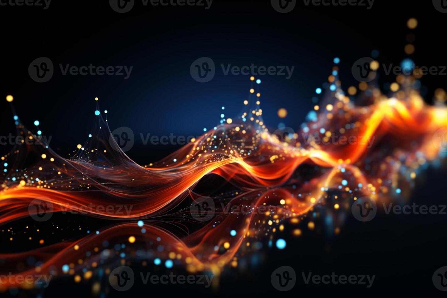 Animated particle vector Energetic illustration with dynamic lines and ...