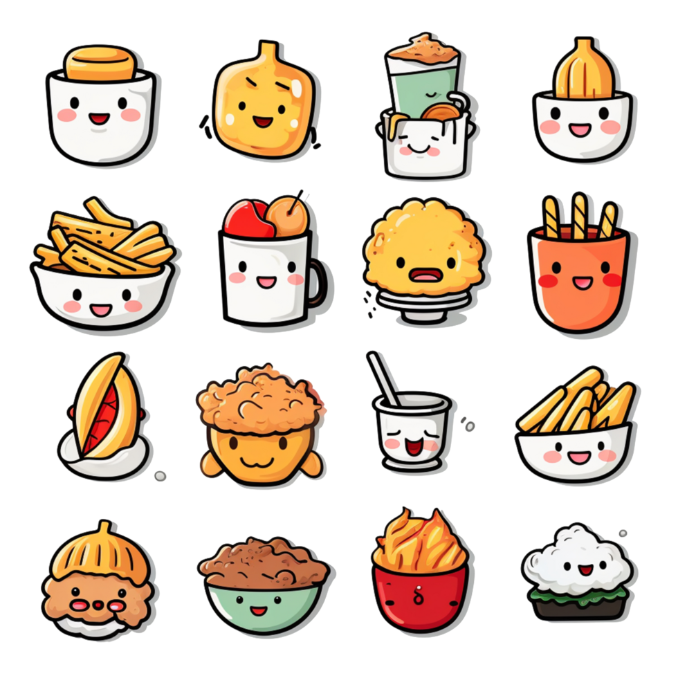 Kawaii Cartoon Food Adorably Cute and Delicious Edible Characters ...