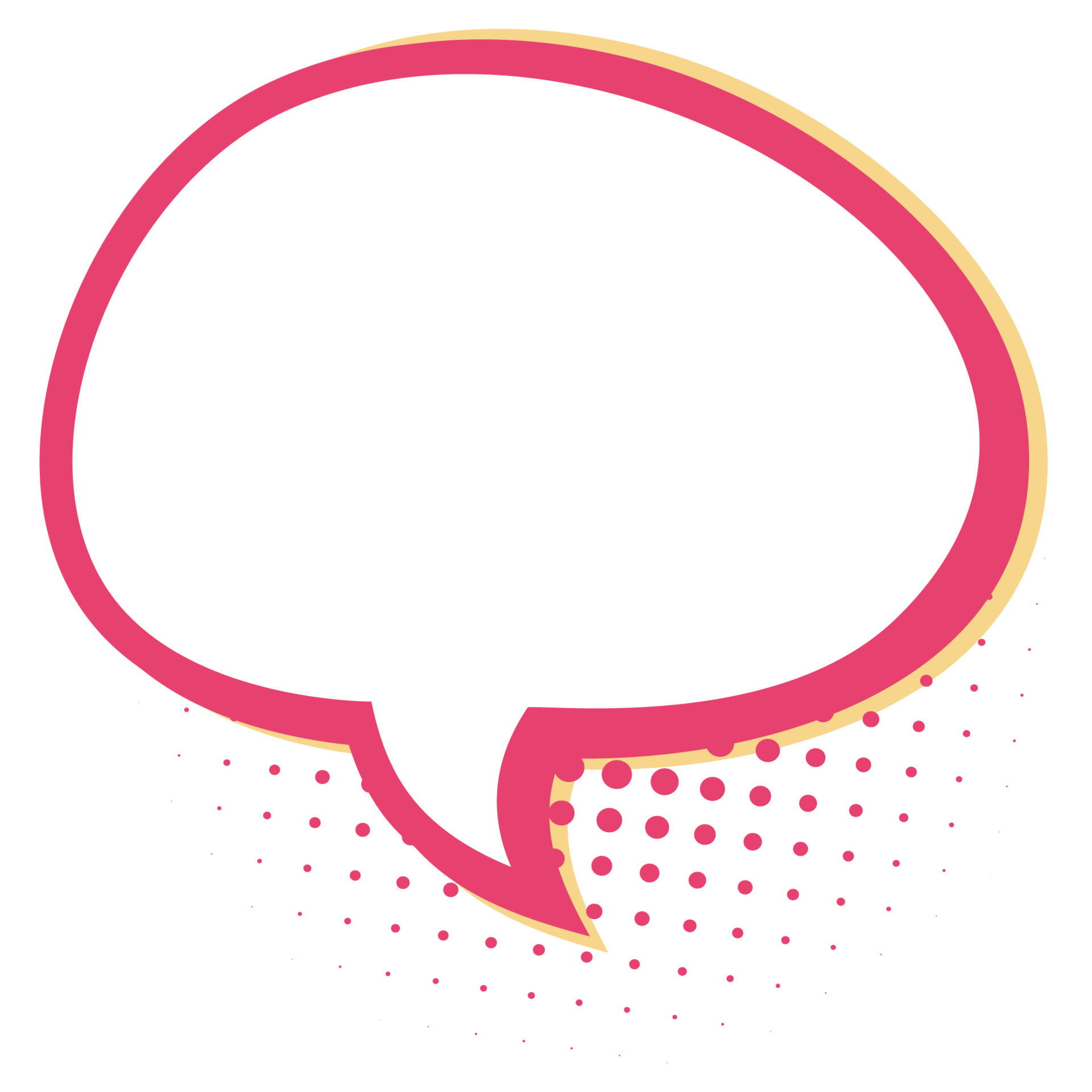 Bubble Chat Retro Color 2D Illustration 29327243 PNG