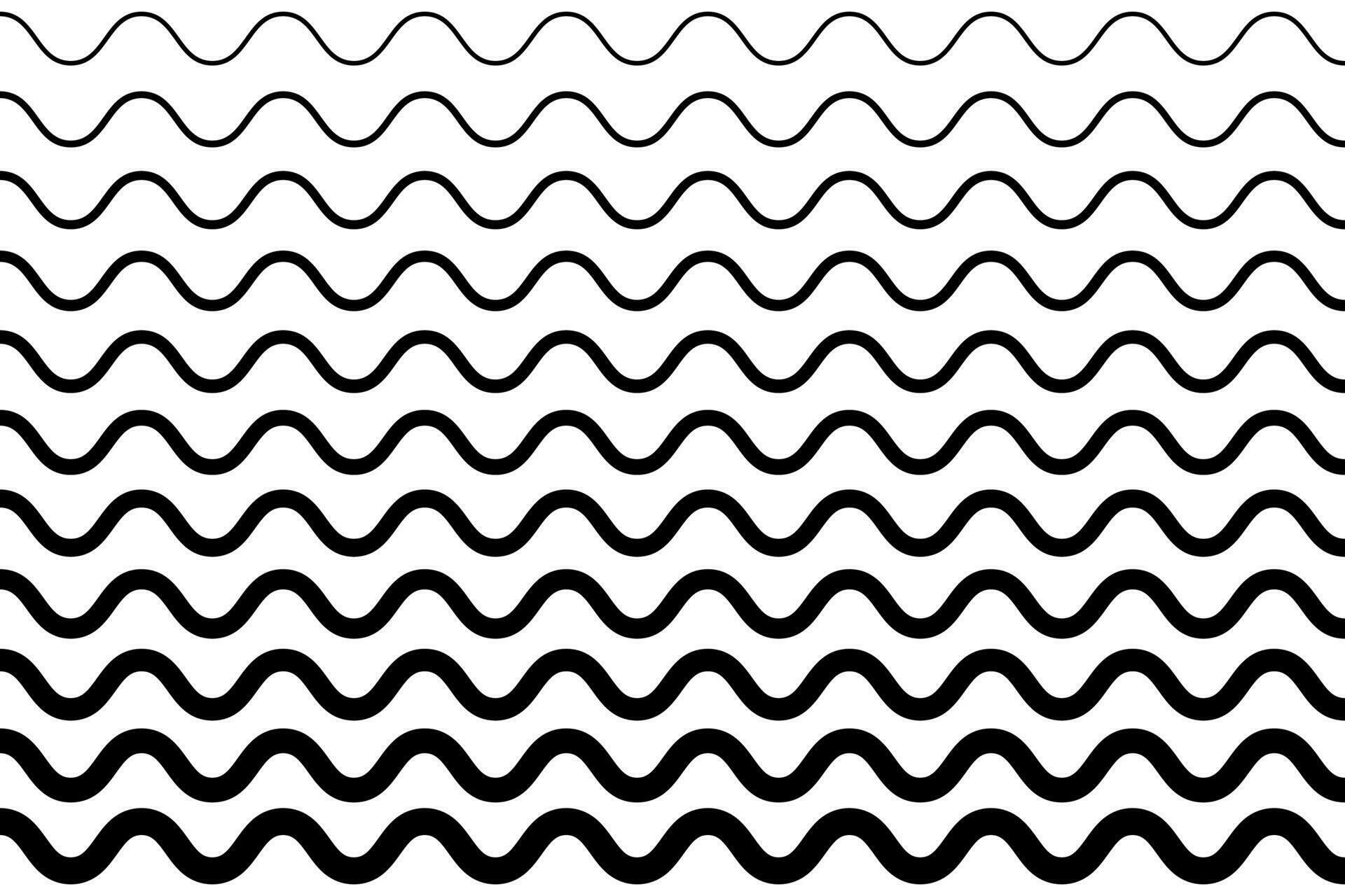 Thin Wavy Lines Seamless Pattern Repeatable Wavy Zigzag Lines Vector Pattern 29328559 Vector