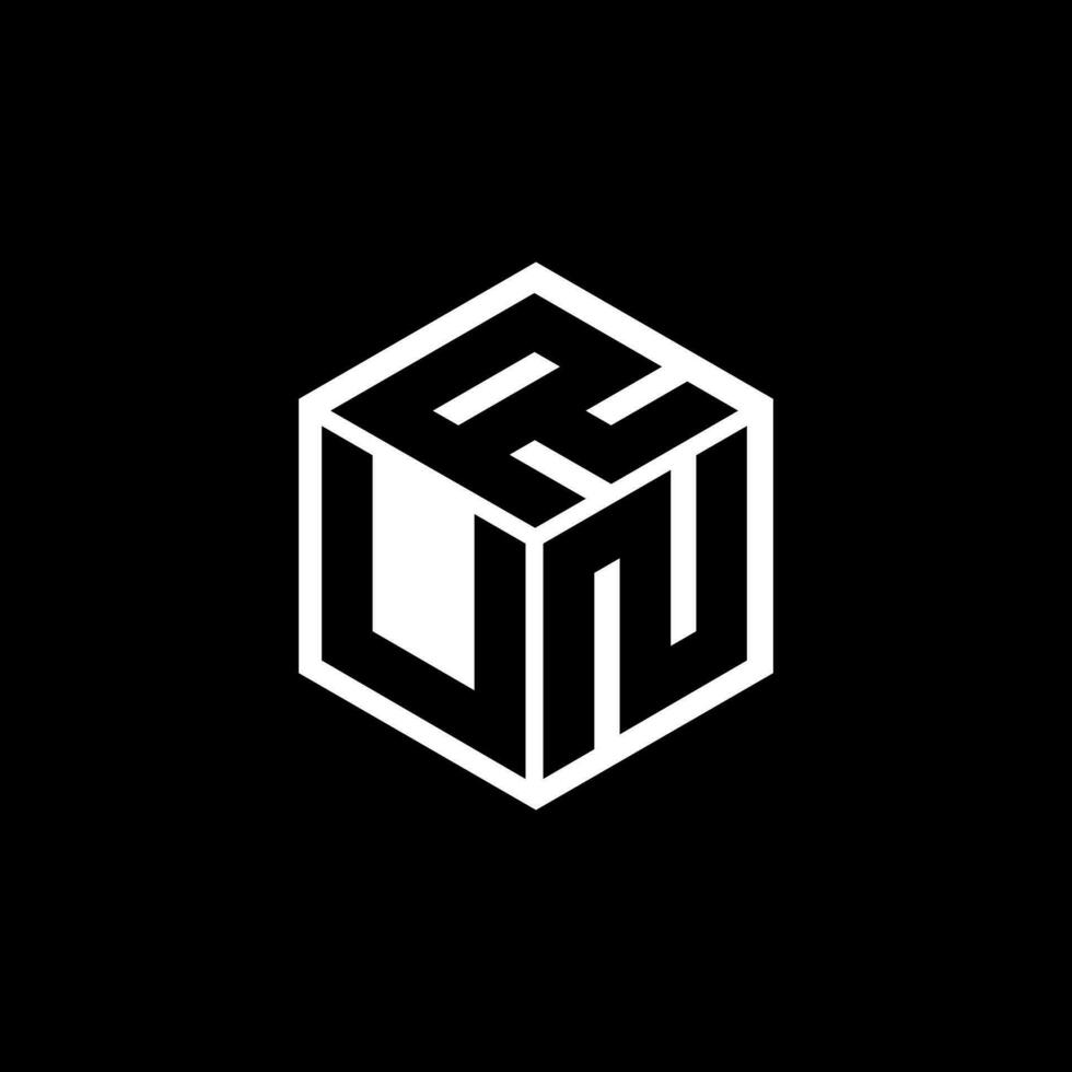 unr letra logo diseño, inspiración para un único identidad. moderno elegancia y creativo diseño ...