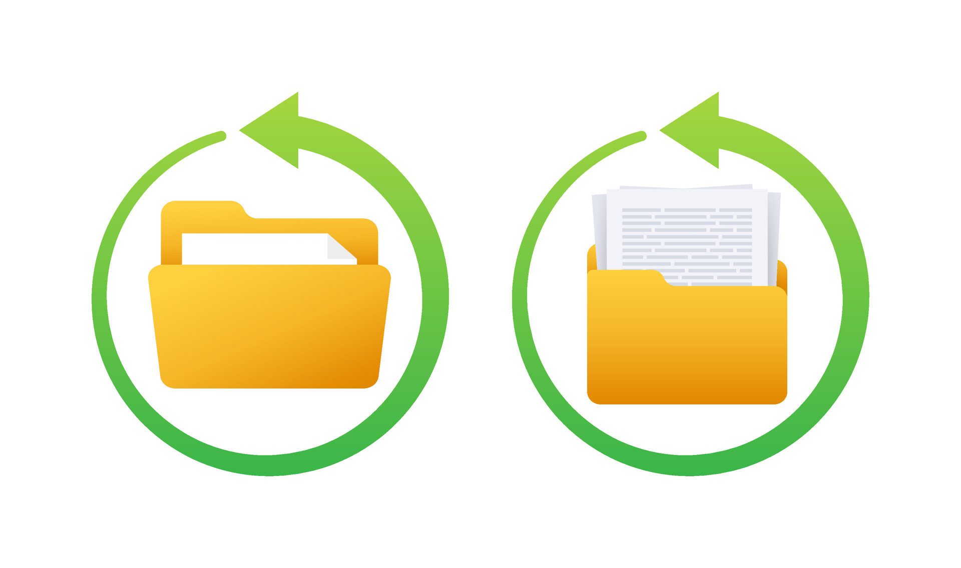 Data Backup. Database restore. Data recovery. Vector stock illustration ...