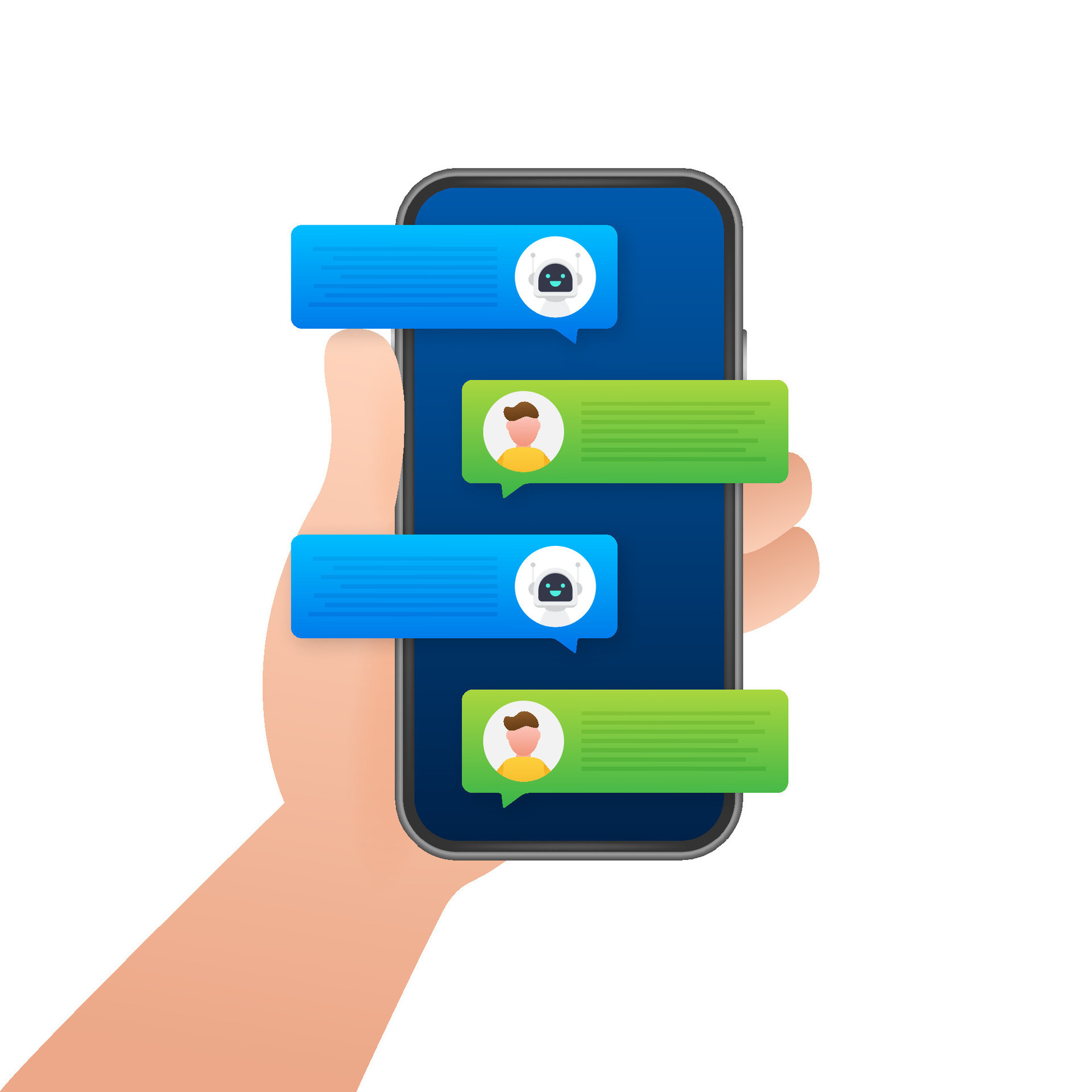 Robot Icon Bot Sign Design Chatbot Symbol Concept Voice Support