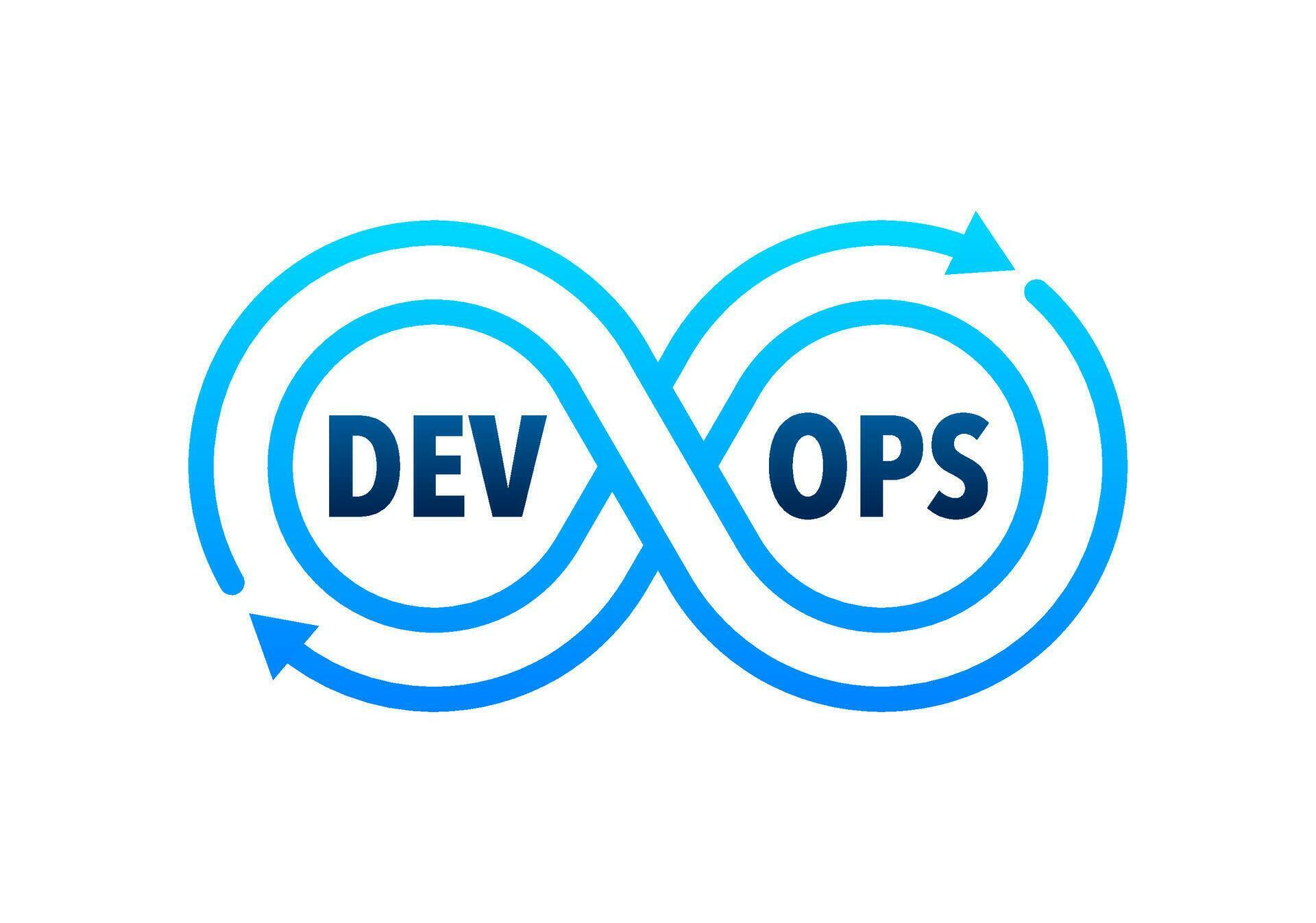 Devops software development methodology. Dev Ops Software. Vector stock ...