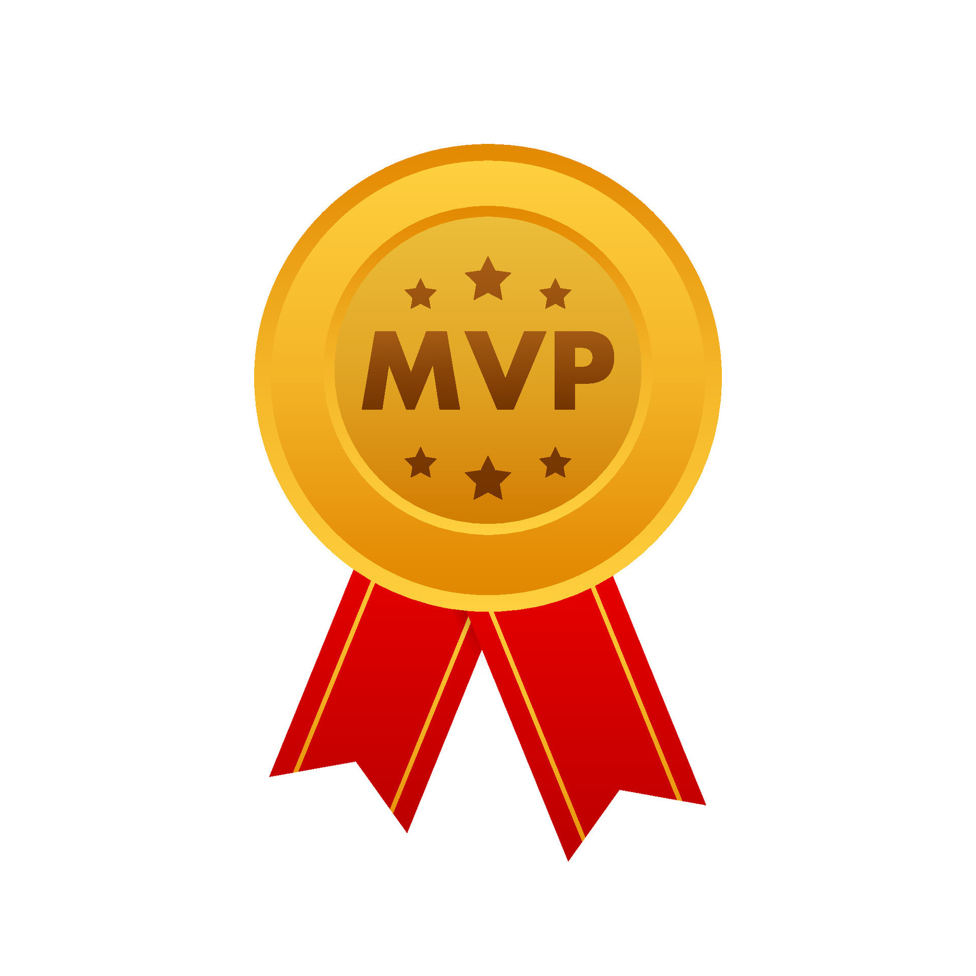 MVP gold medal award. Most valuable player. Vector stock illustration 29340888 Vector Art at ...