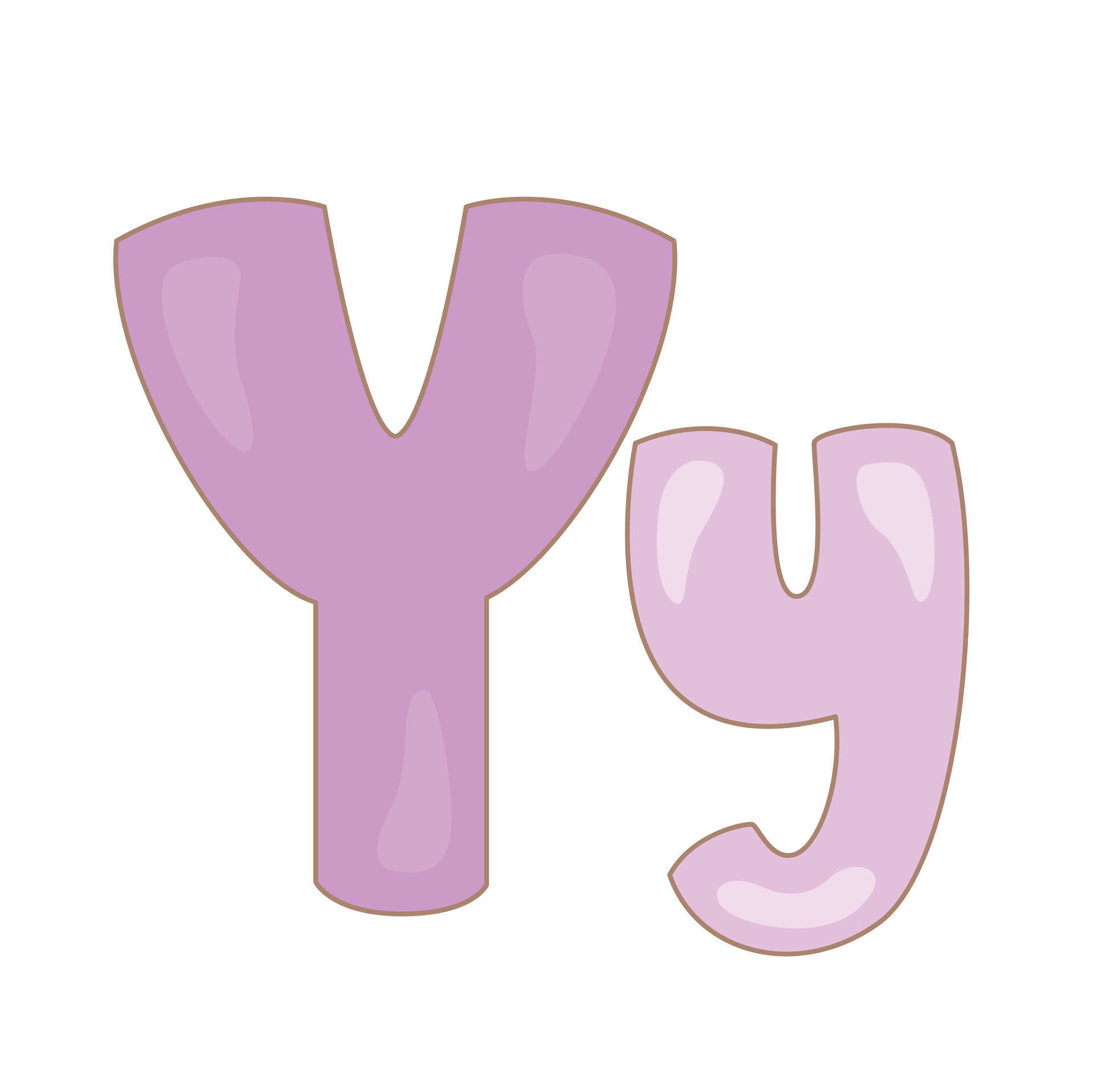 alfabeto y para vocabulario colegio lección dibujos animados ilustración vector clipart pegatina ...