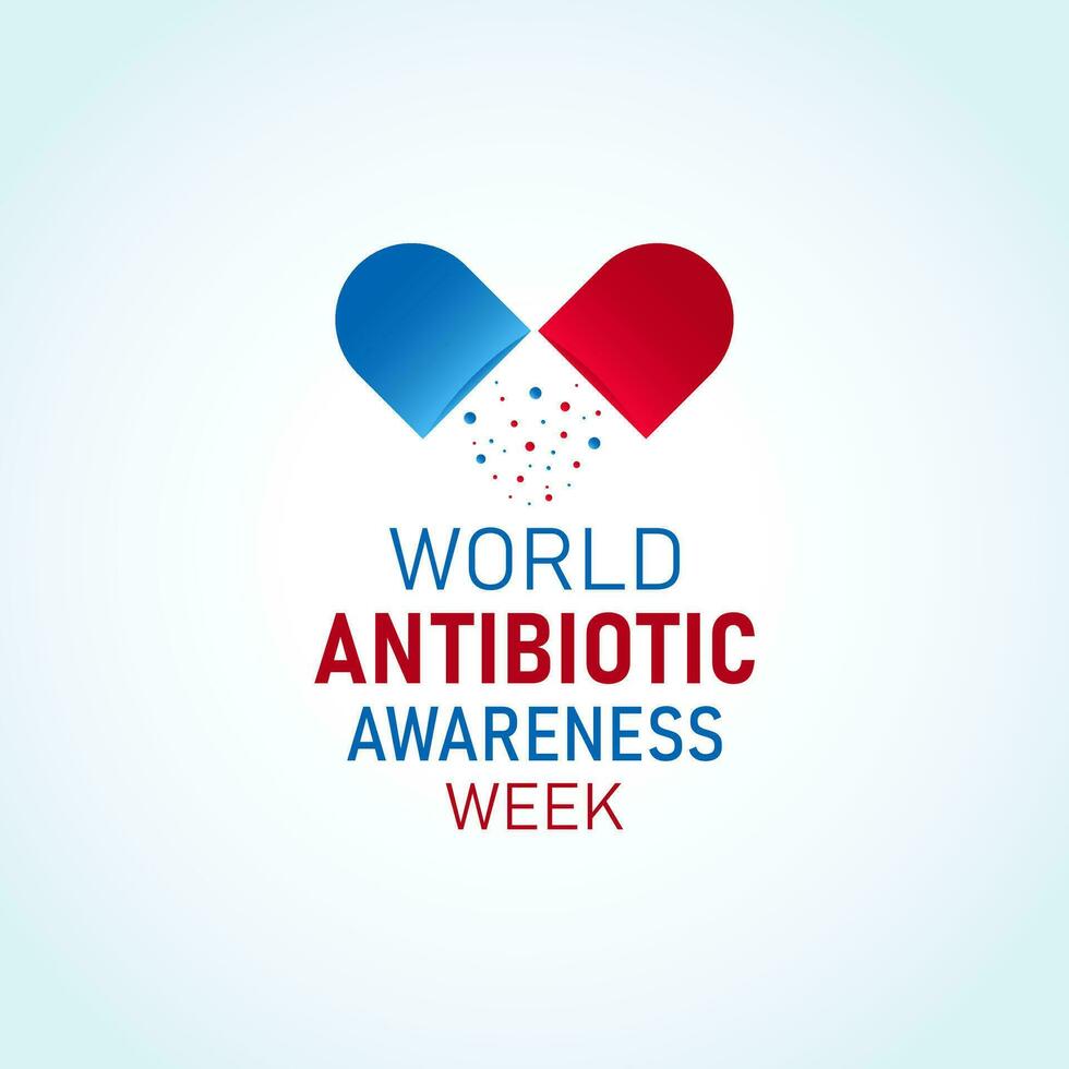 Vector Illustration On The Theme Of World Antibiotic Awareness Week