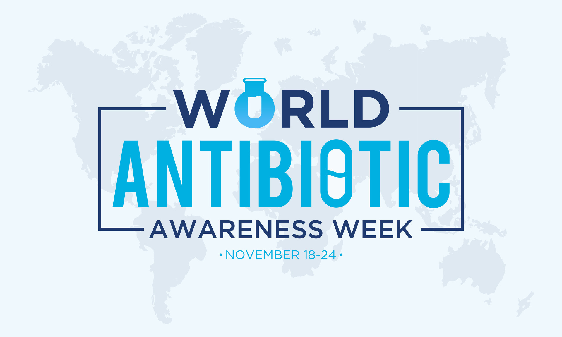Vector Illustration On The Theme Of World Antibiotic Awareness Week