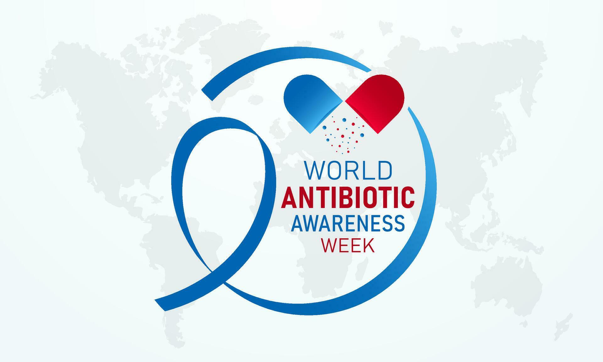 Vector Illustration On The Theme Of World Antibiotic Awareness Week