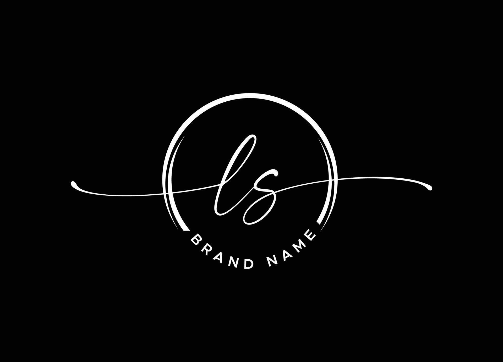 LS Logo Design Template Vector Graphic Branding Element Free Vector 29348016 Vector Art at Vecteezy