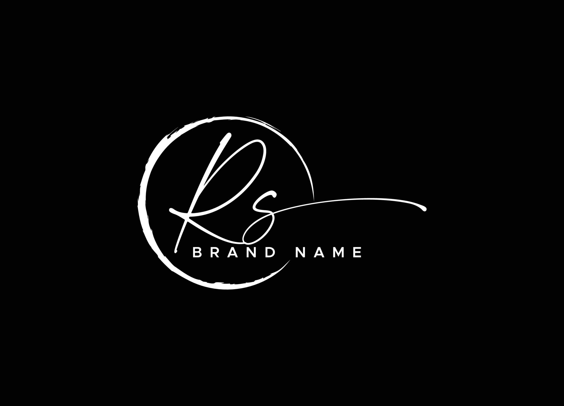 RS Logo Design Template Vector Graphic Branding Element Free Vector 29348017 Vector Art at Vecteezy