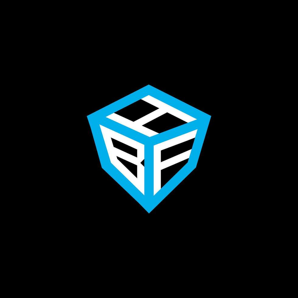 hbf letra logo vector diseño, hbf sencillo y moderno logo. hbf lujoso alfabeto diseño 29354628 ...