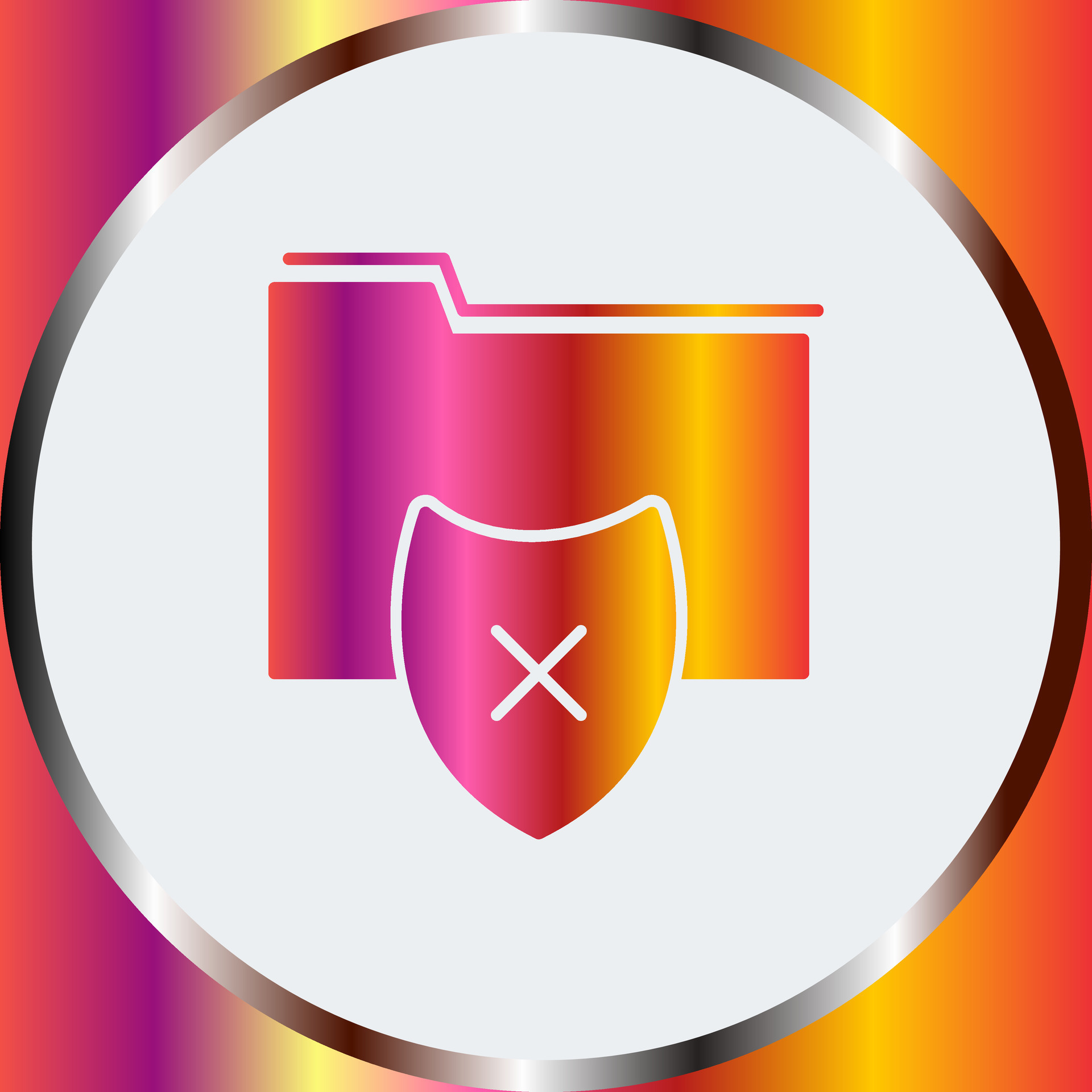 Vulnerable Folder Vector Icon 29356708 Vector Art at Vecteezy