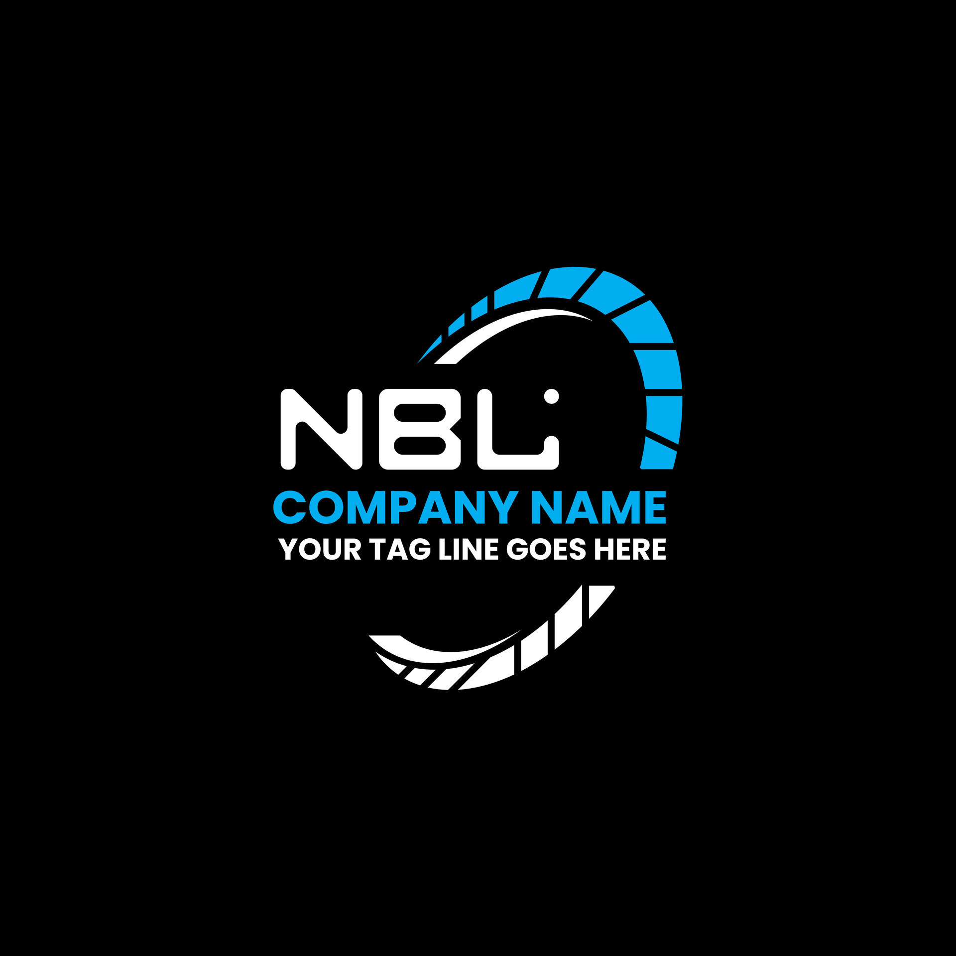 NBL letter logo vector design, NBL simple and modern logo. NBL luxurious alphabet design ...
