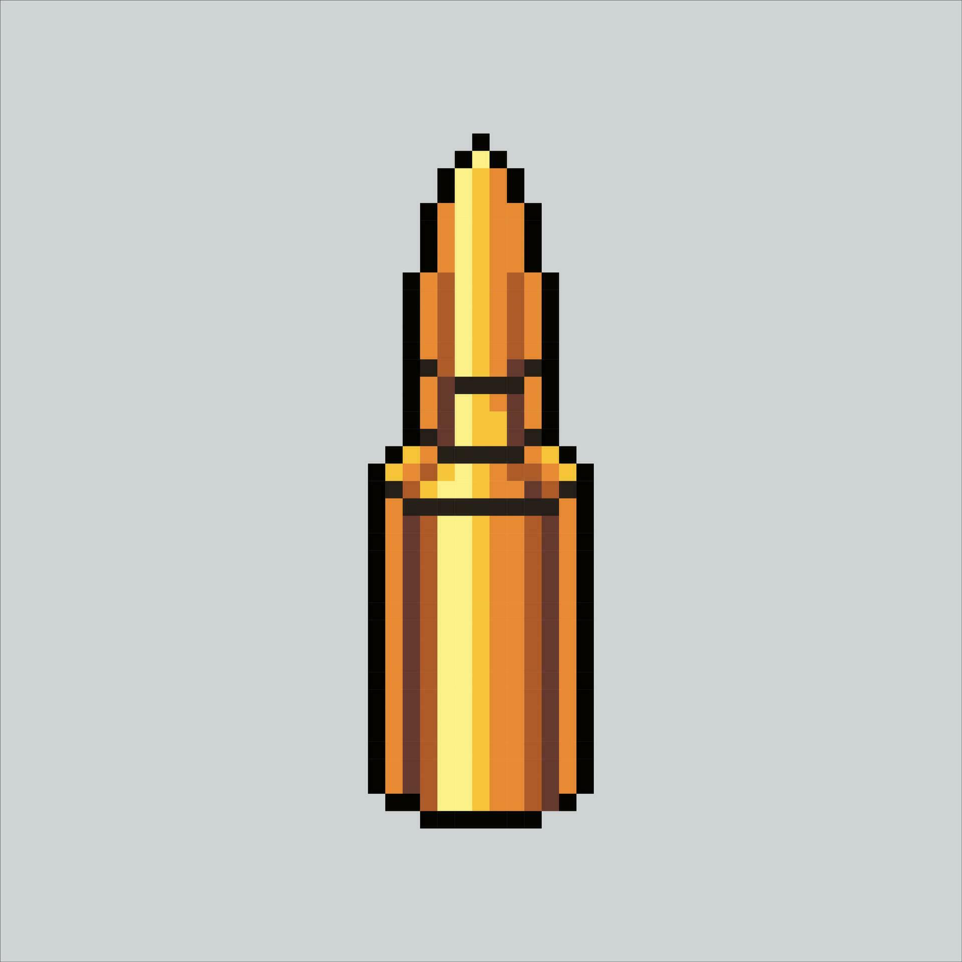 Pixel art Bullet. Pixelated Bullet. Bullet pistol Weapon icons ...