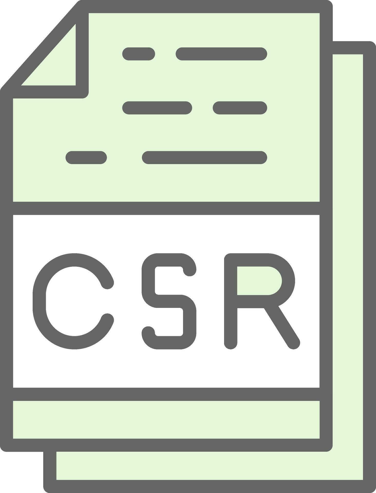 CSR File Format Vector Icon Design 29418582 Vector Art at Vecteezy