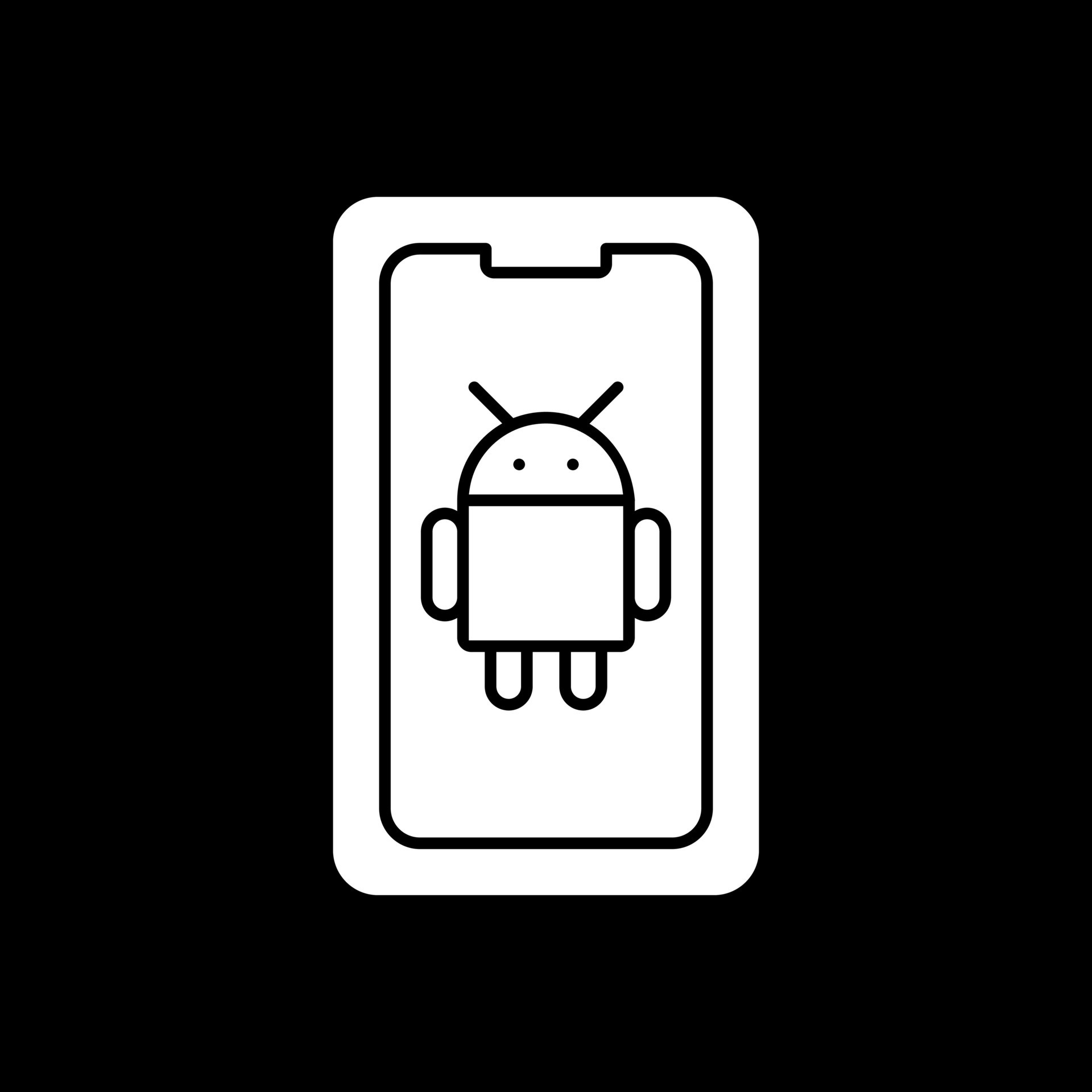 Android Vector Icon Design 29420293 Vector Art At Vecteezy
