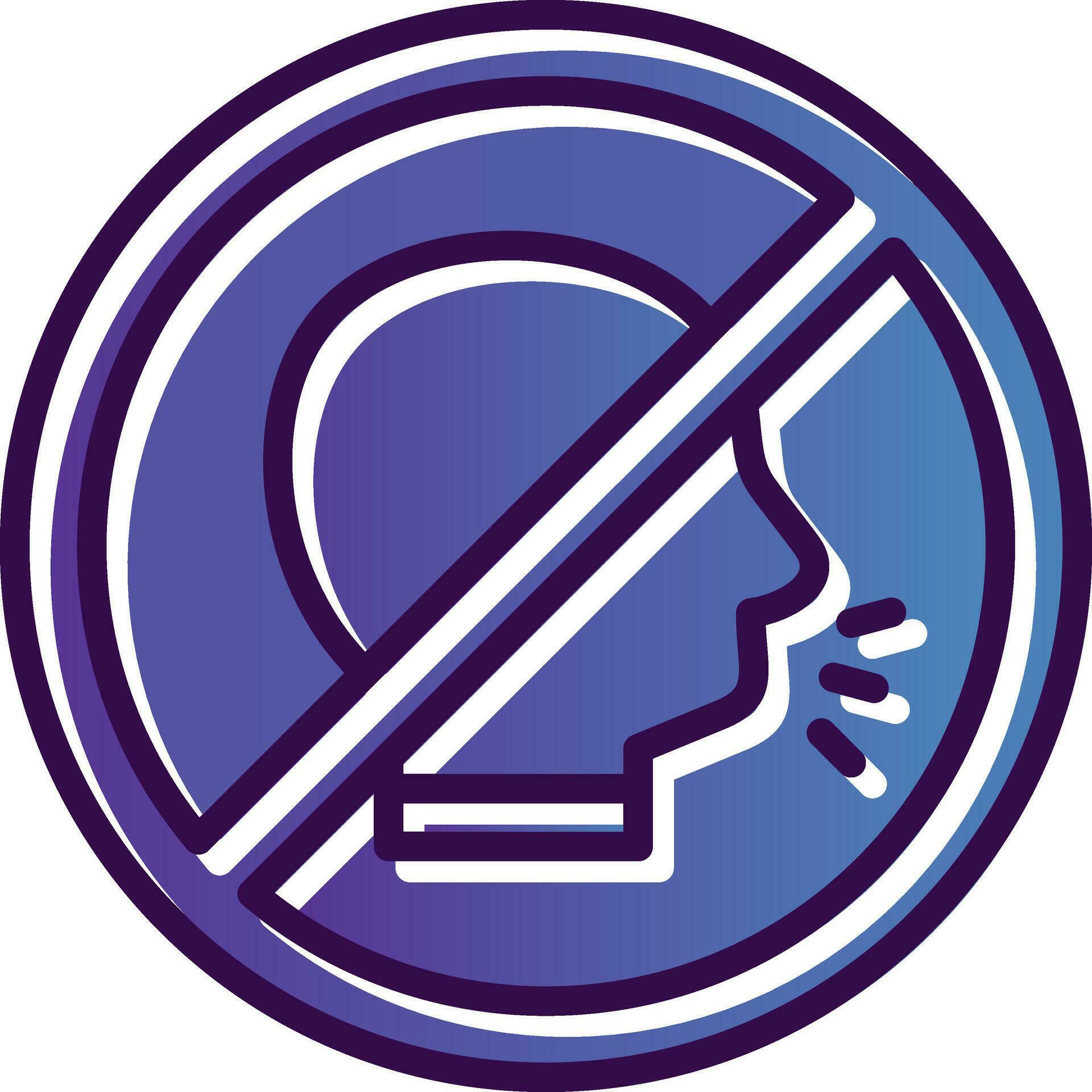 No shouting Vector Icon Design 29420544 Vector Art at Vecteezy
