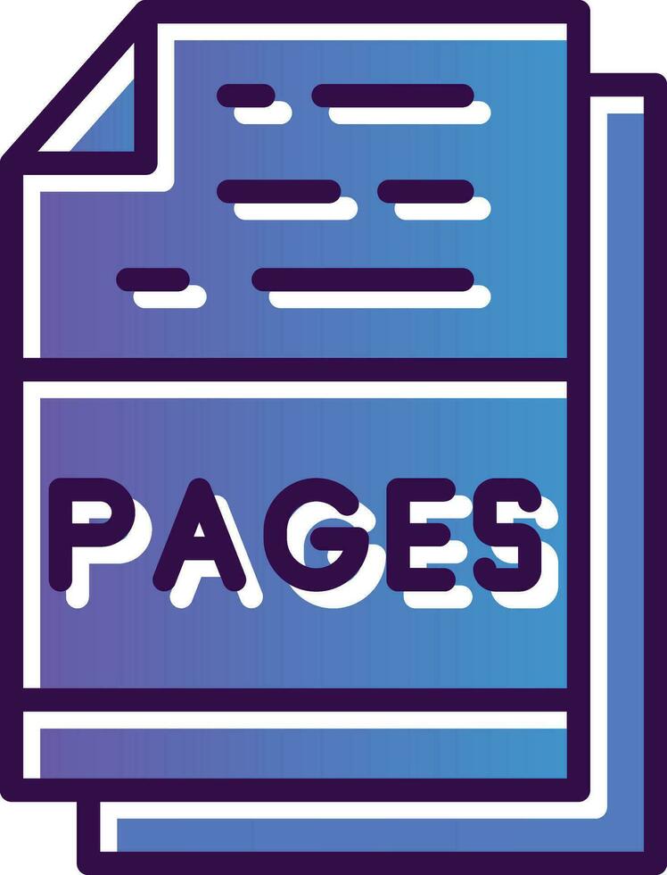 Pages File Format Vector Icon Design 29420730 Vector Art at Vecteezy