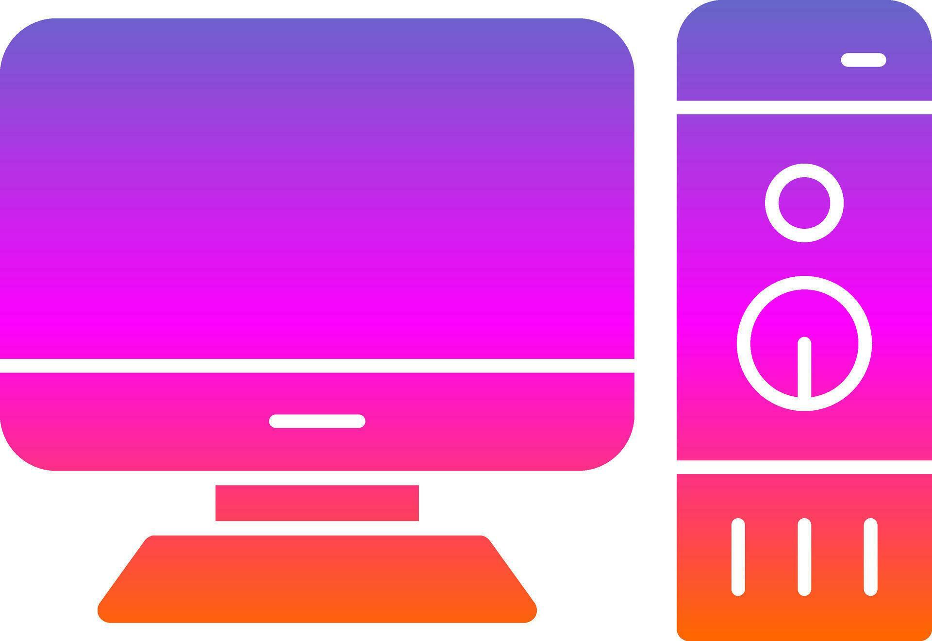 Desktop Computer Vector Icon Design 29430800 Vector Art at Vecteezy