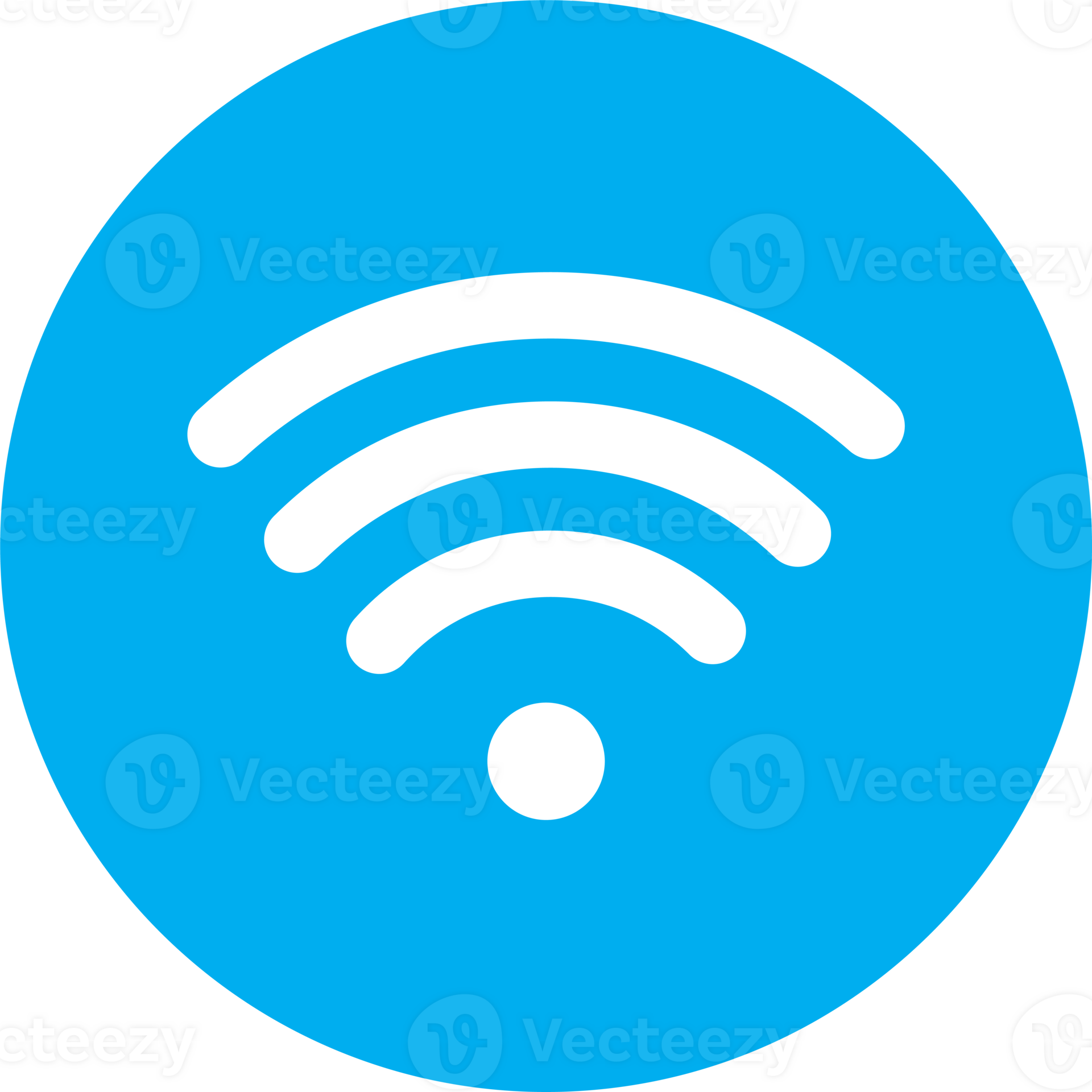 Wireless Wifi Or Sign For Remote Internet Access Icon On White