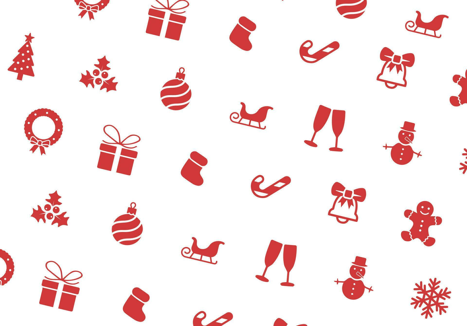 Christmas elements. flat vector design collection. 29449739 Vector Art ...