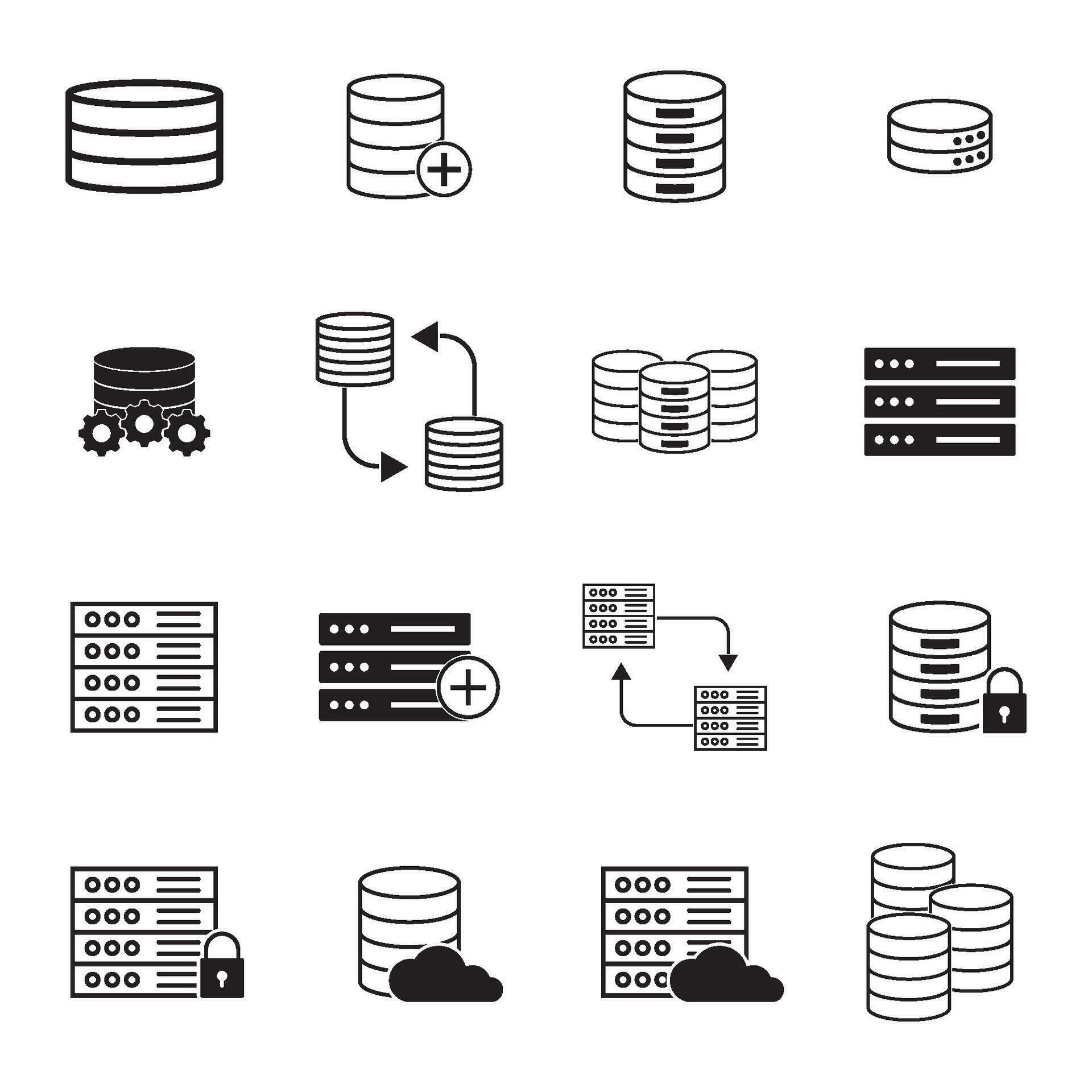 database icon vector 29455096 Vector Art at Vecteezy