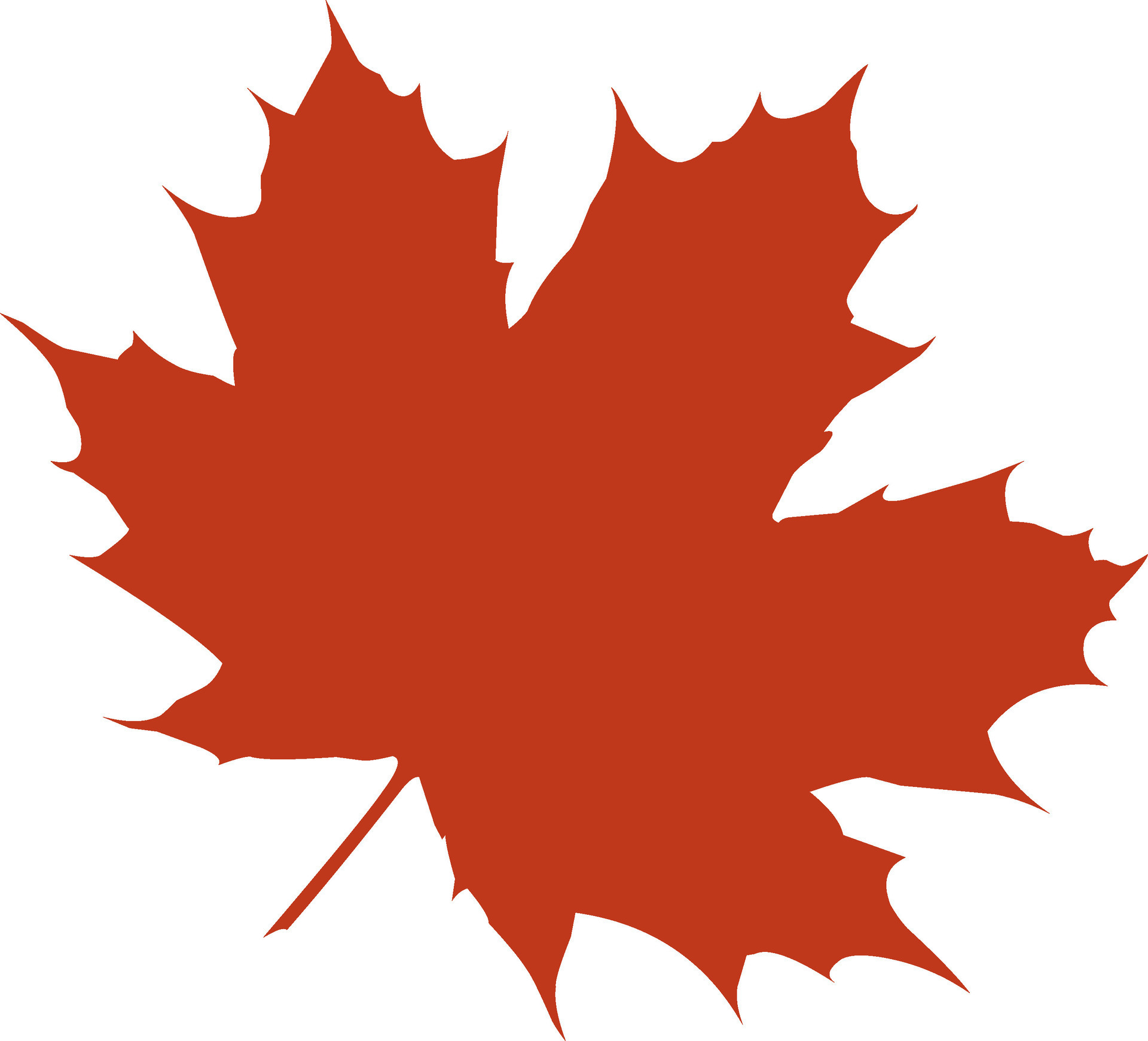 Red maple leaf vector icon 29460432 Vector Art at Vecteezy