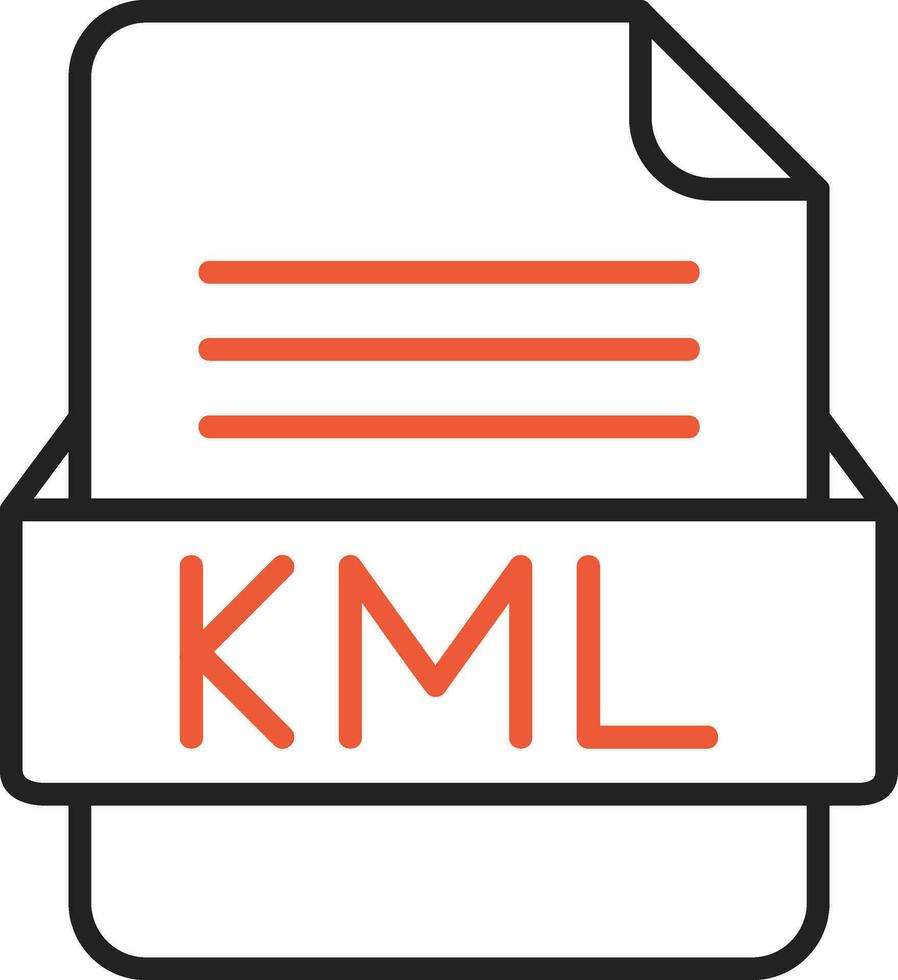 KML File Format Vector Icon 29464052 Vector Art at Vecteezy