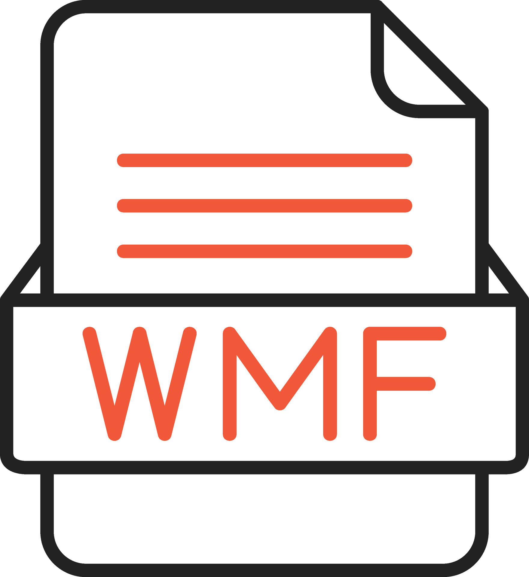 wmf archivo formato vector icono 29464214 Vector en Vecteezy