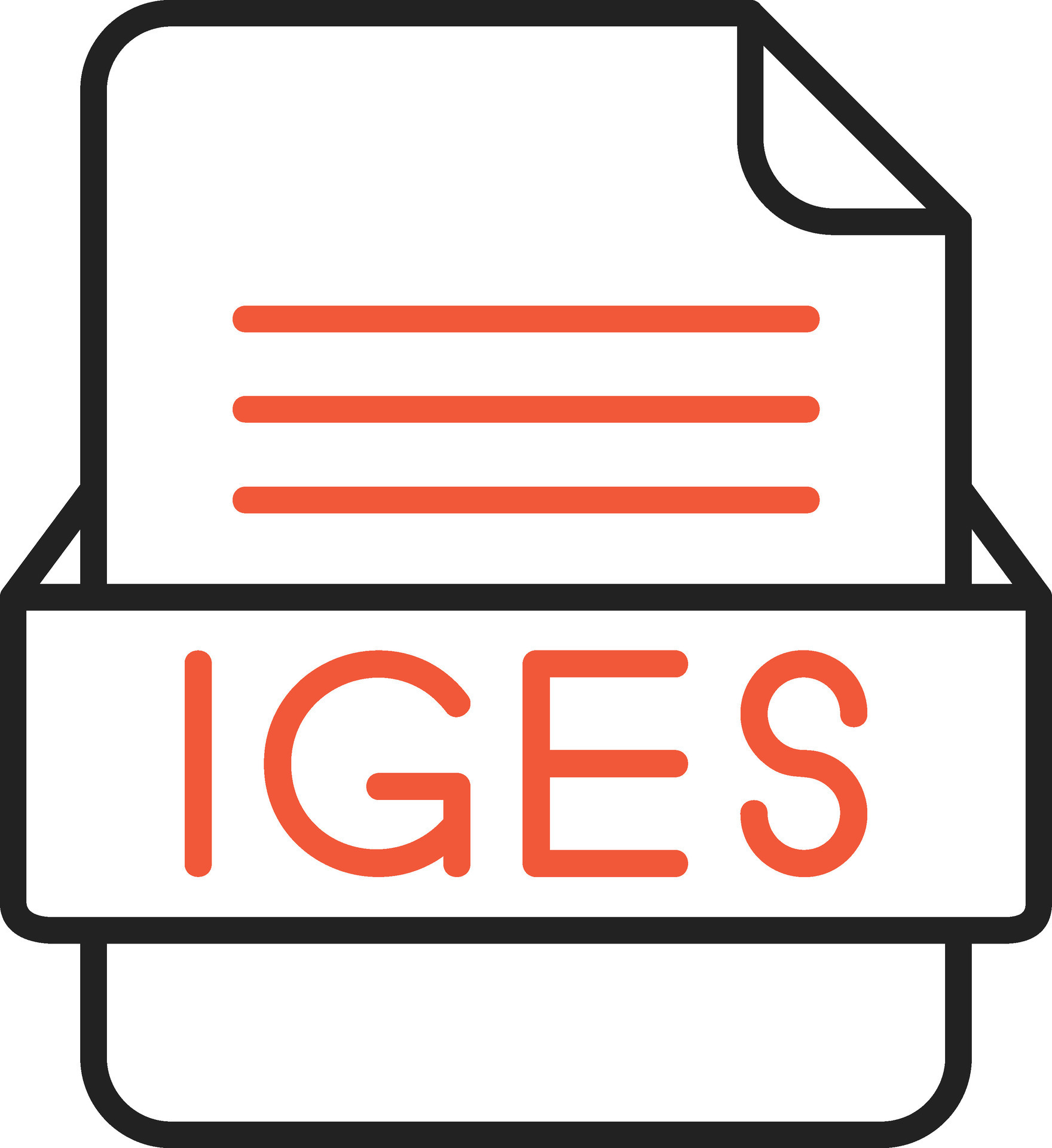 IGES File Format Vector Icon 29464239 Vector Art at Vecteezy IGES File Format Vector Icon 29464239 Vector Art at Vecteezy