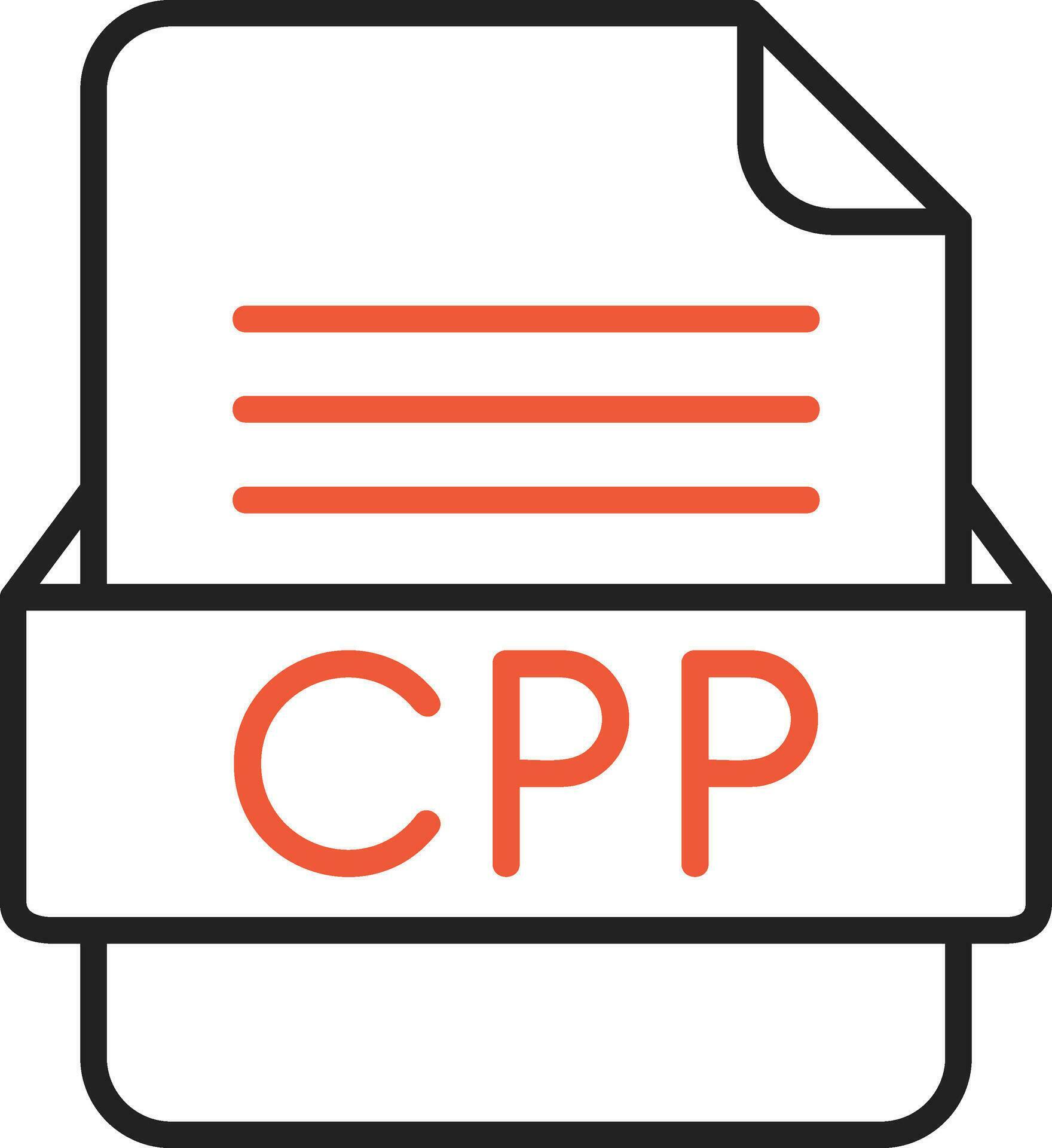 Cpp File Format Vector Icon 29464345 Vector Art At Vecteezy